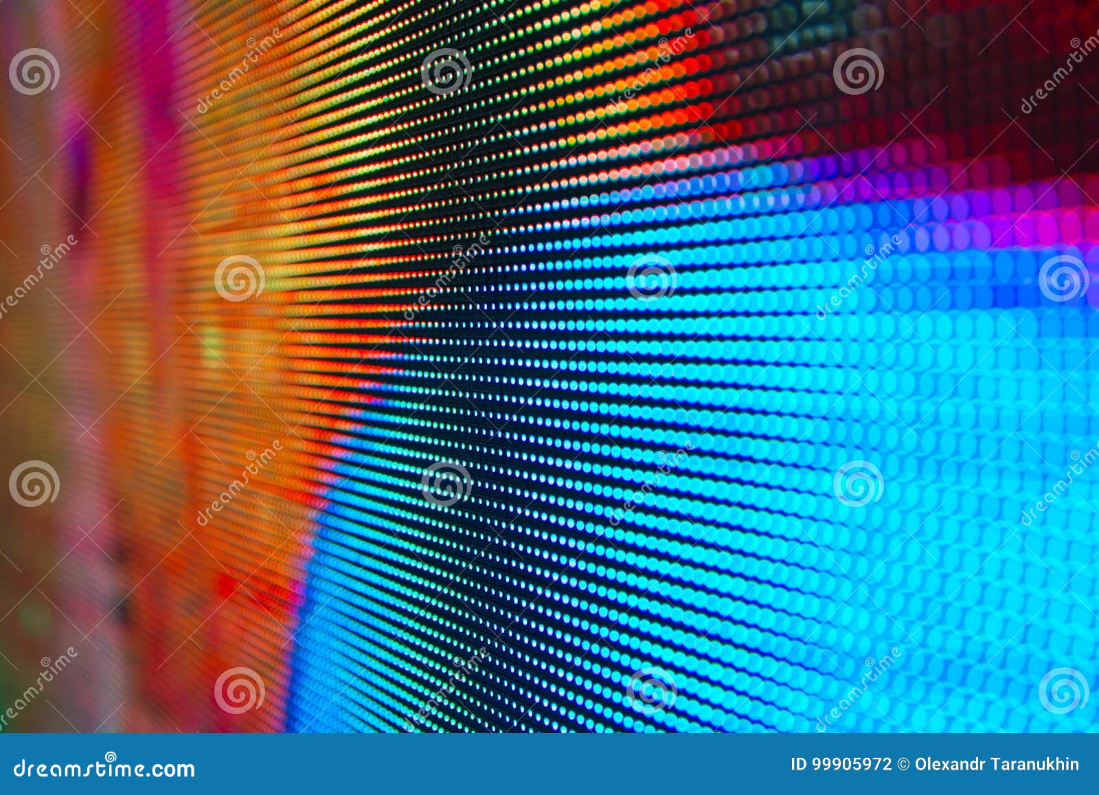 Bright Colored LED Smd Screen Stock Photo - Image of bright, glowing ...