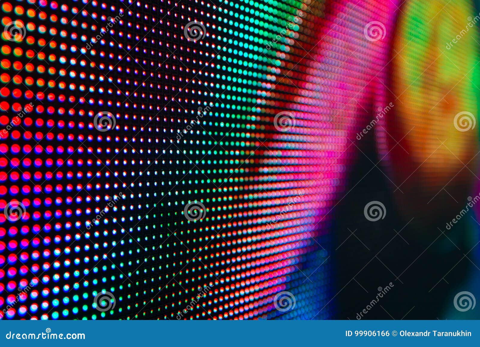Bright Colored LED Smd Screen Stock Photo - Image of design, bulb: 99906166