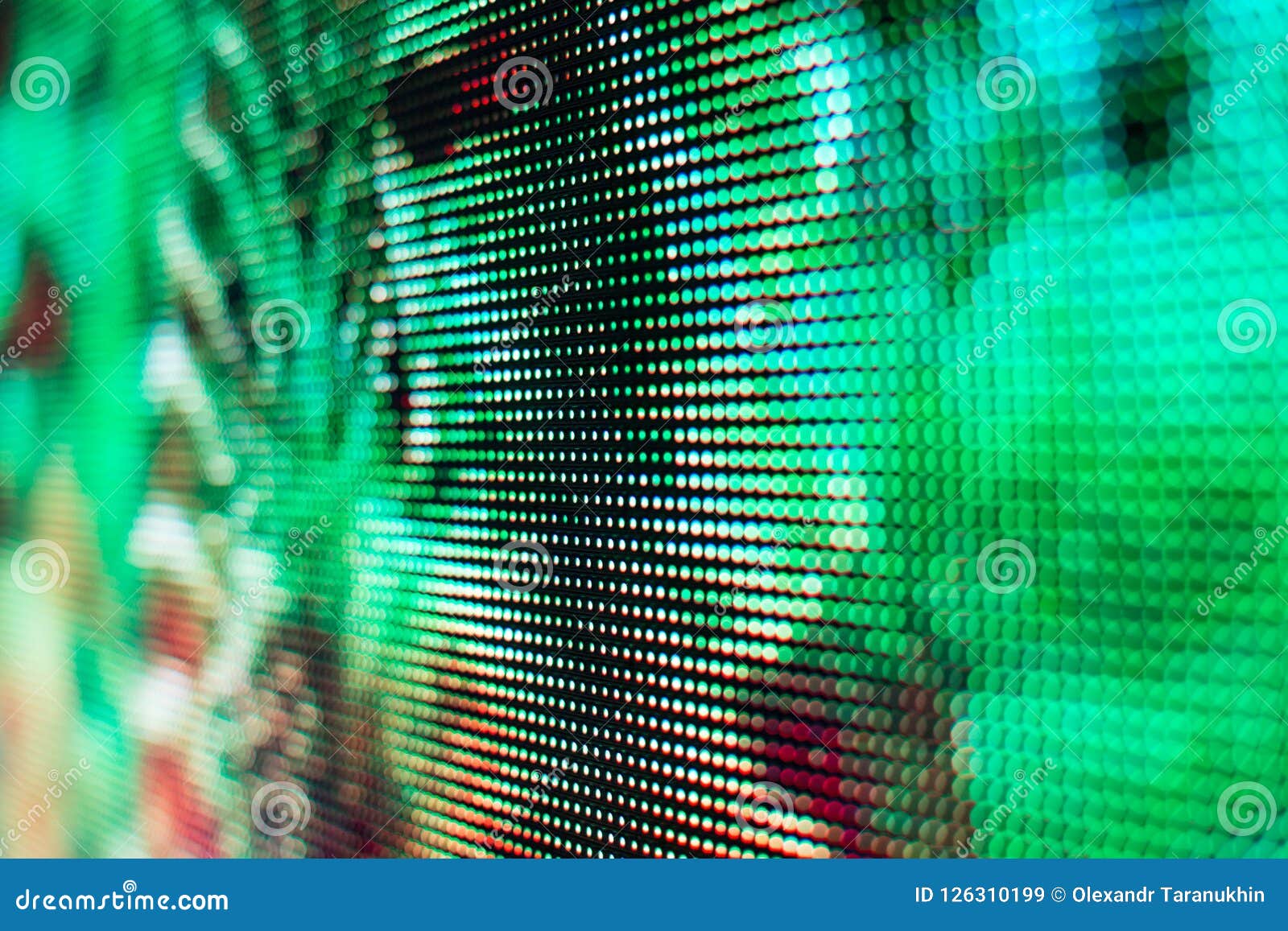 Bright Colored Light LED Smd Screen Stock Image - Image of glowing ...