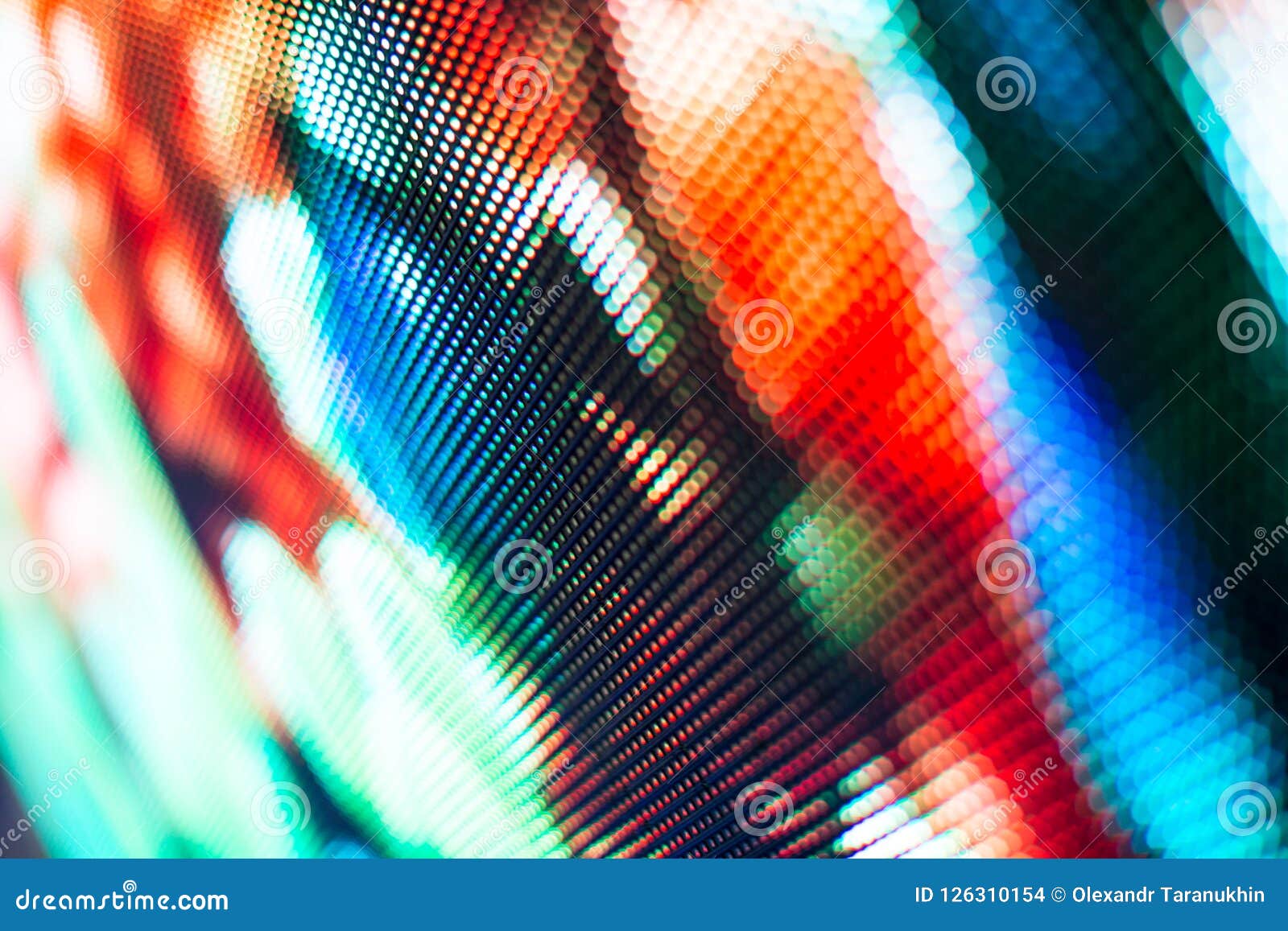 Bright Colored Light LED Smd Screen Stock Photo - Image of emitting ...