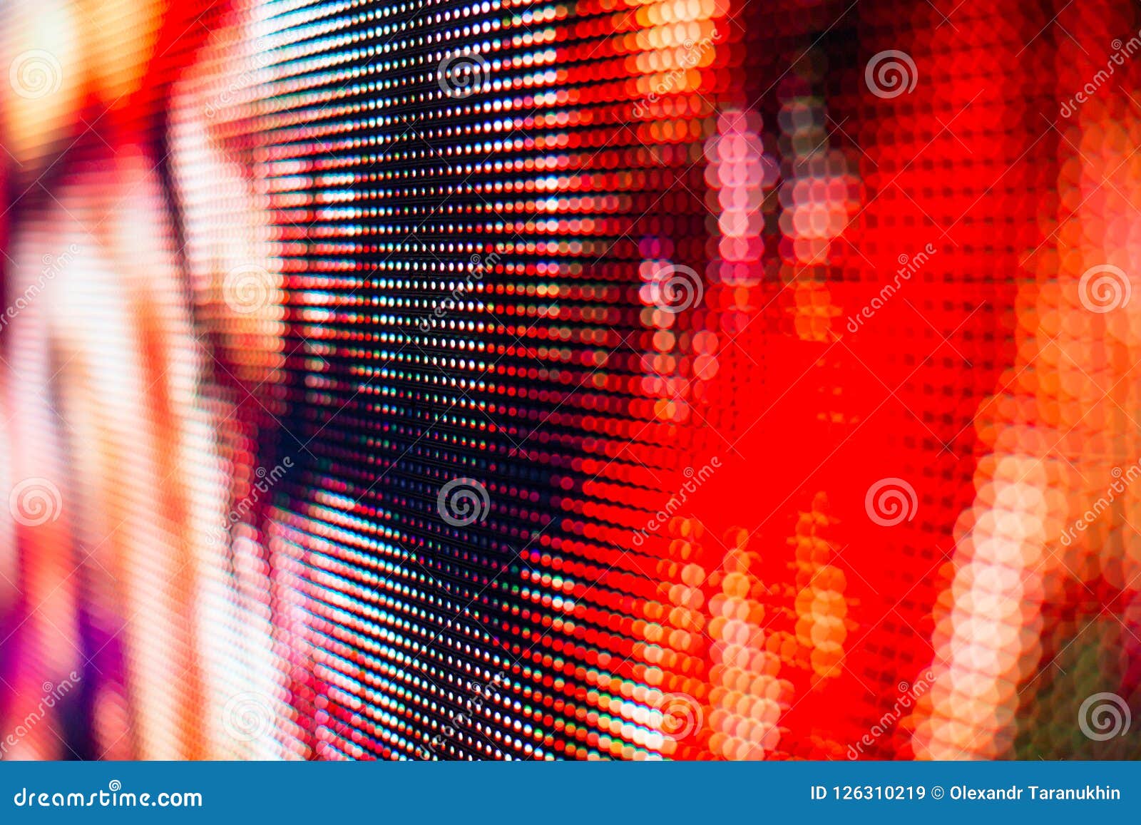 Bright Colored Light LED Smd Screen Stock Image - Image of diode ...