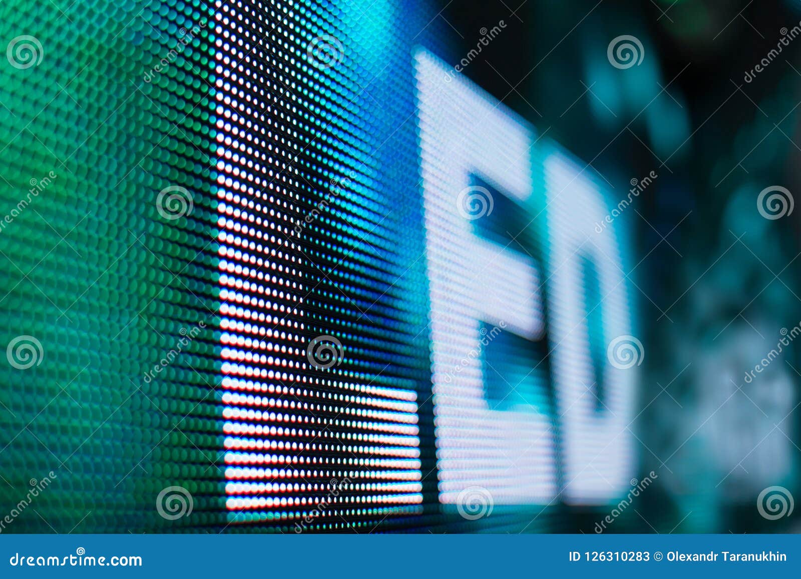 Bright Colored Light LED Smd Screen Stock Image - Image of mesh, panel ...