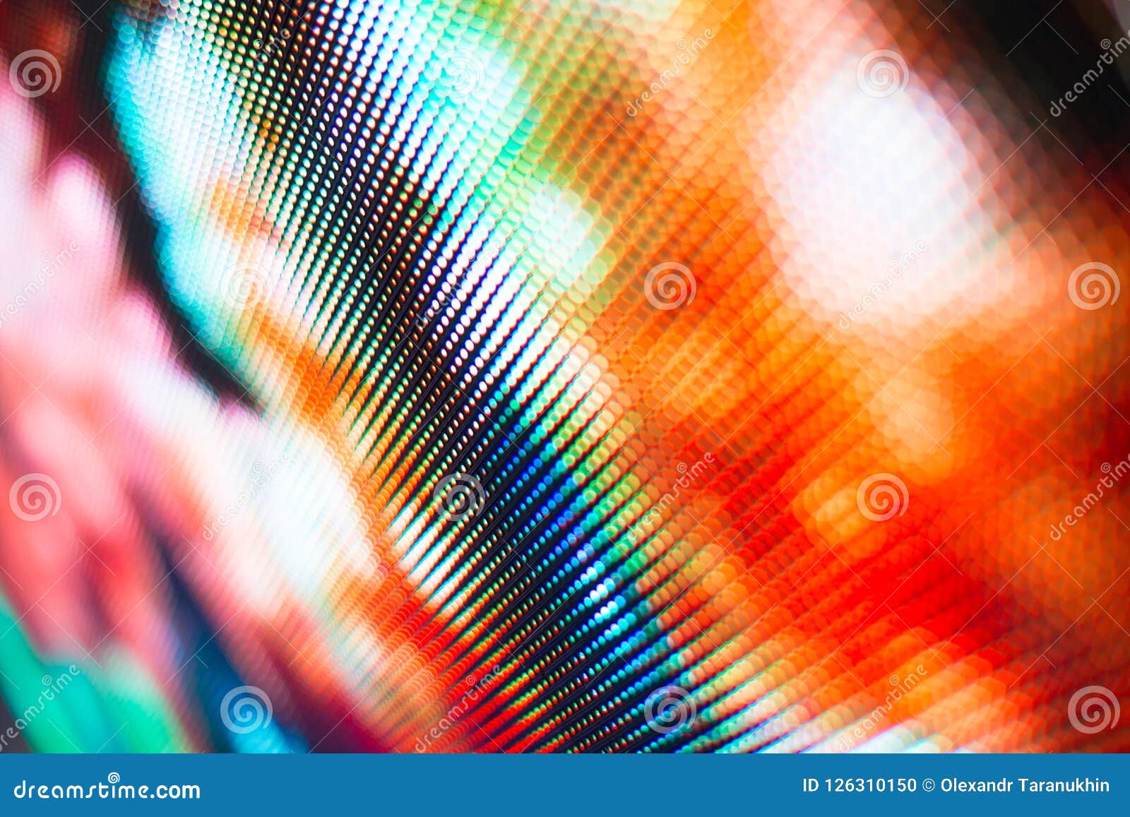 Bright Colored Light LED Smd Screen Stock Photo - Image of pattern ...