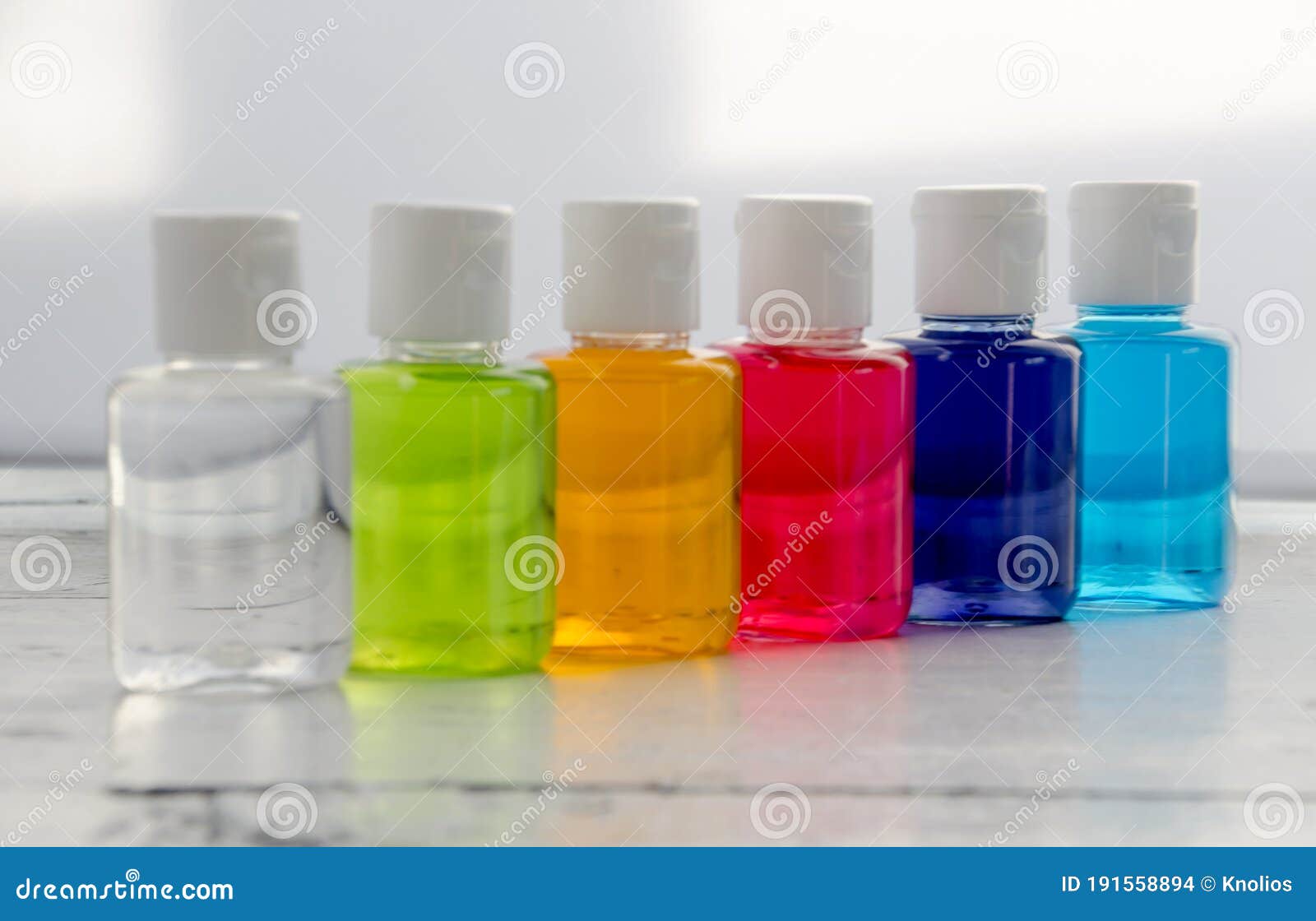 Bright, Colored Liquid on a White Background Stock Photo - Image of ...