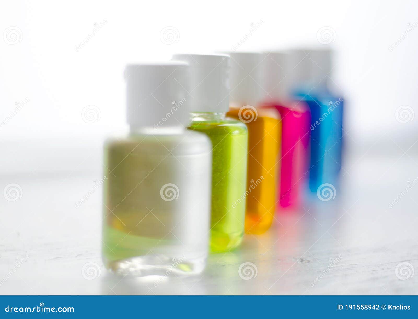 Bright, Colored Liquid on a White Background Stock Photo - Image of ...
