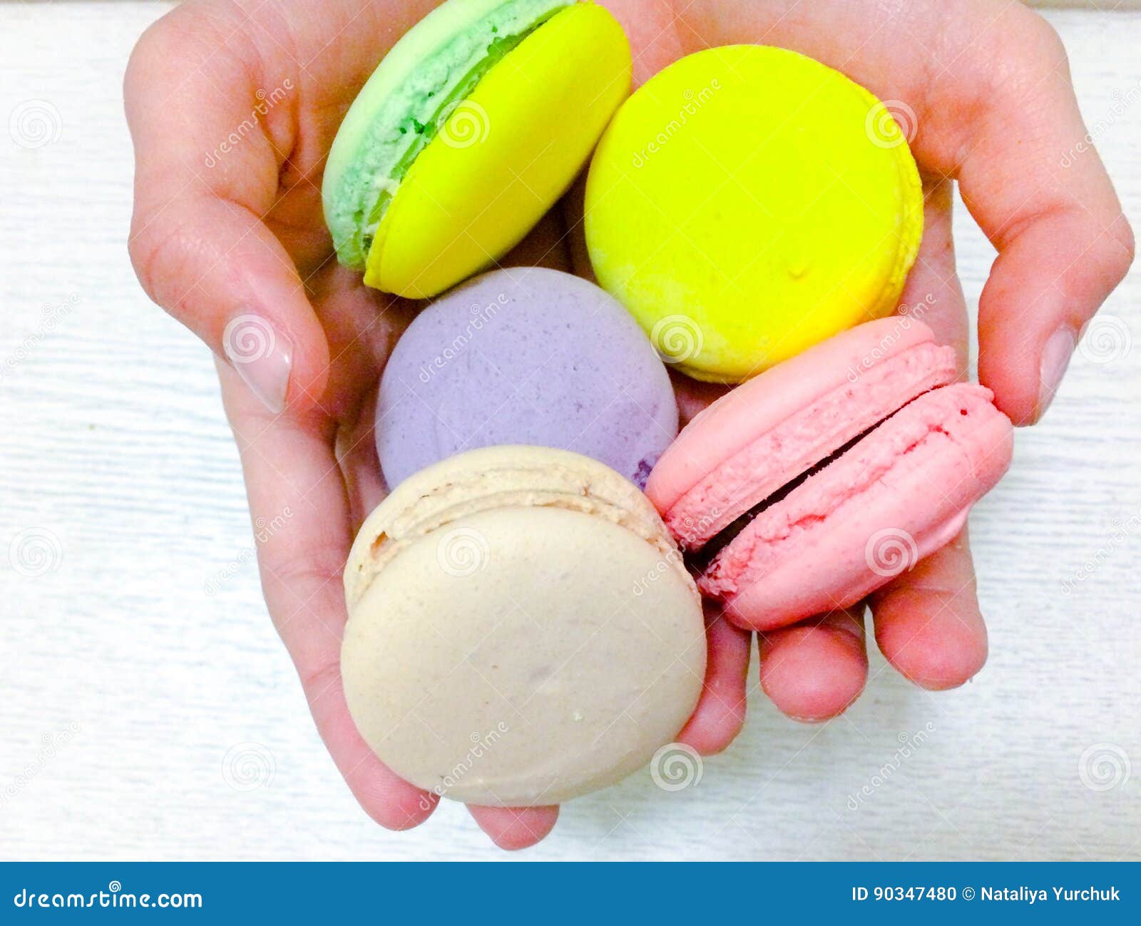 Bright colored macaroons stock photo. Image of bright - 90347480