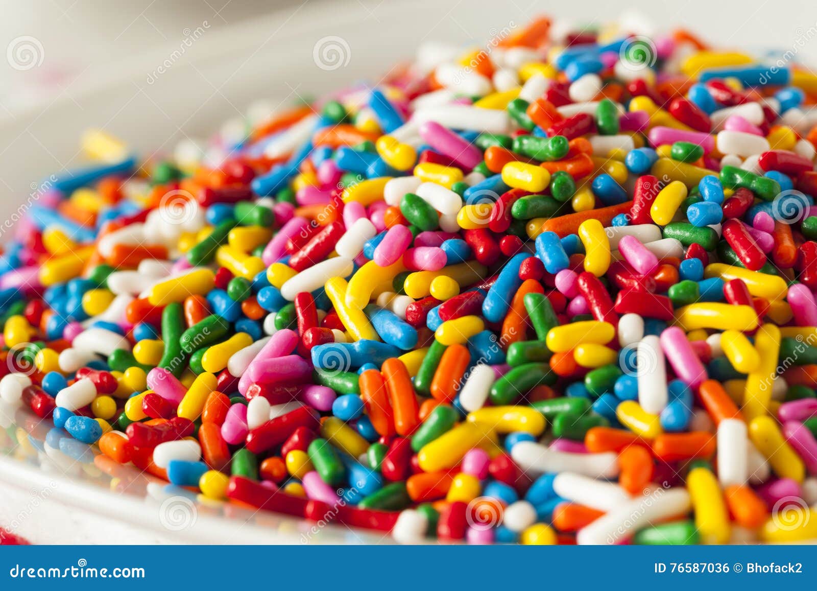 Bright Colored Rainbow Sprinkles Stock Photo - Image of landscape ...
