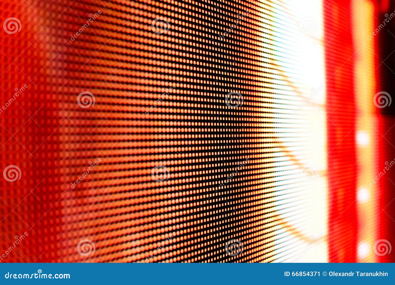 Bright Colored Red LED Smd Screen Stock Image - Image of equipment ...