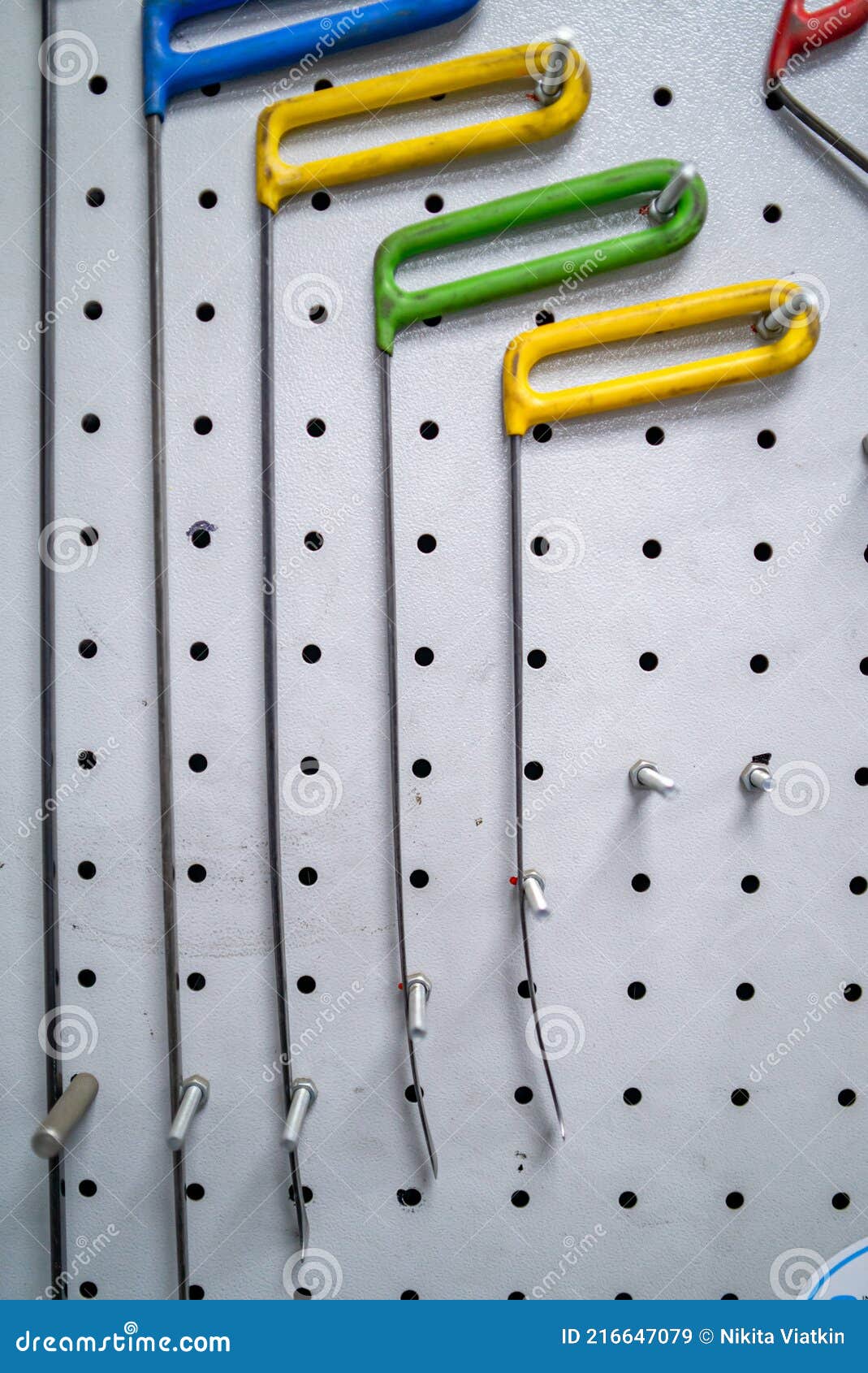 Bright Colored Special Hooks Using in PDR Work Process To Remove Dents ...