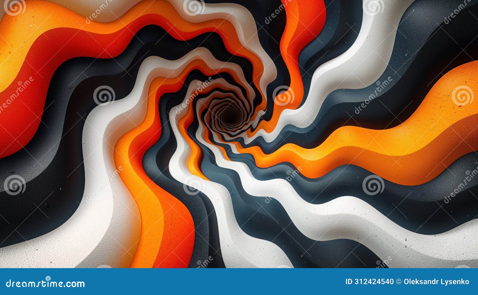 Bright Colored Spirals Abstract Background Stock Illustration ...