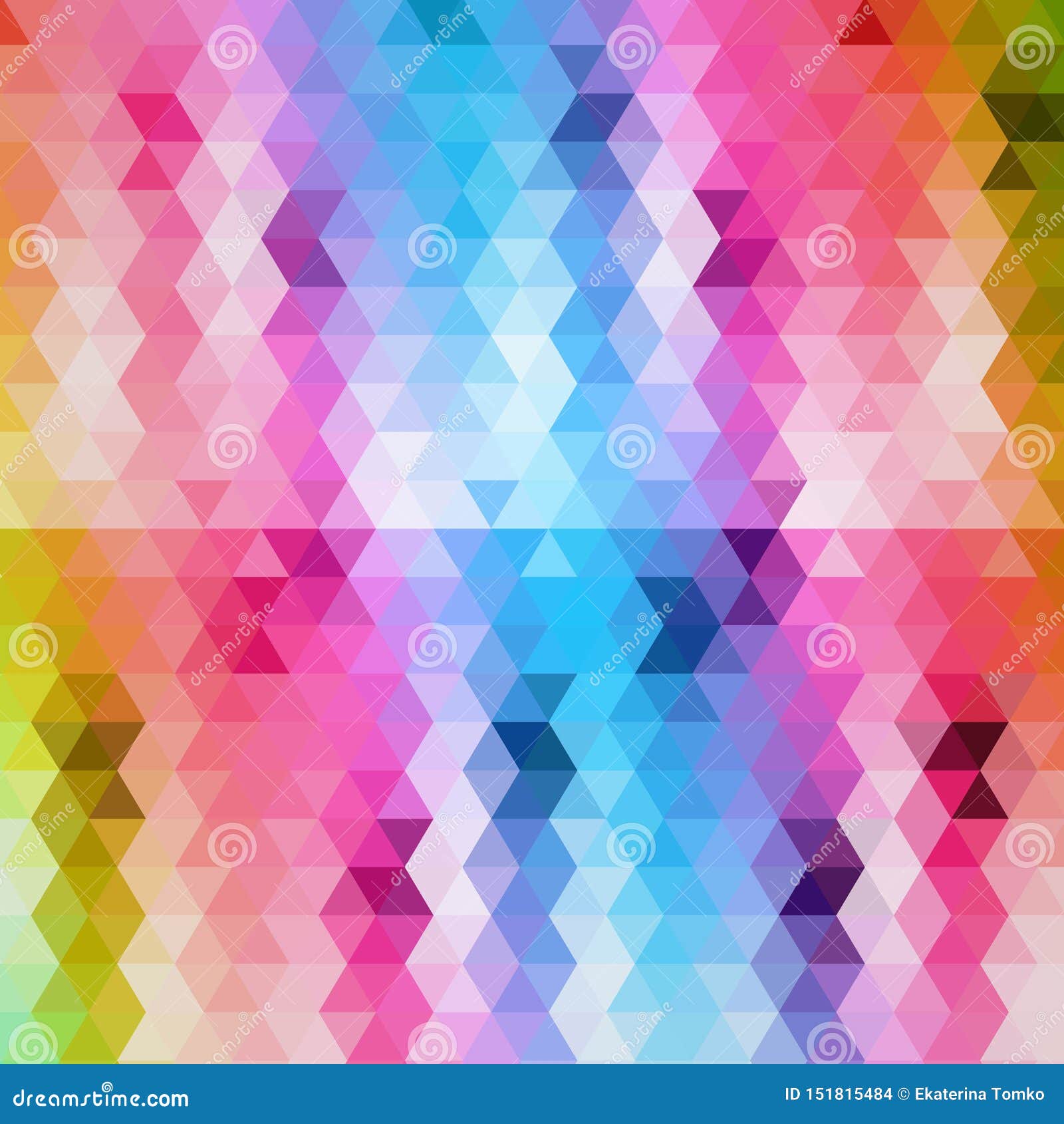 Bright Colored Triangles. Abstract Background. Layout for Advertising ...