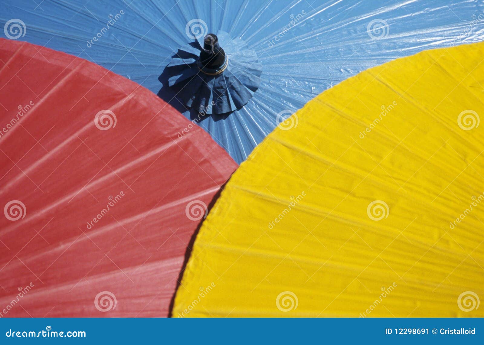 Bright colored umbrellas stock image. Image of colorful - 12298691