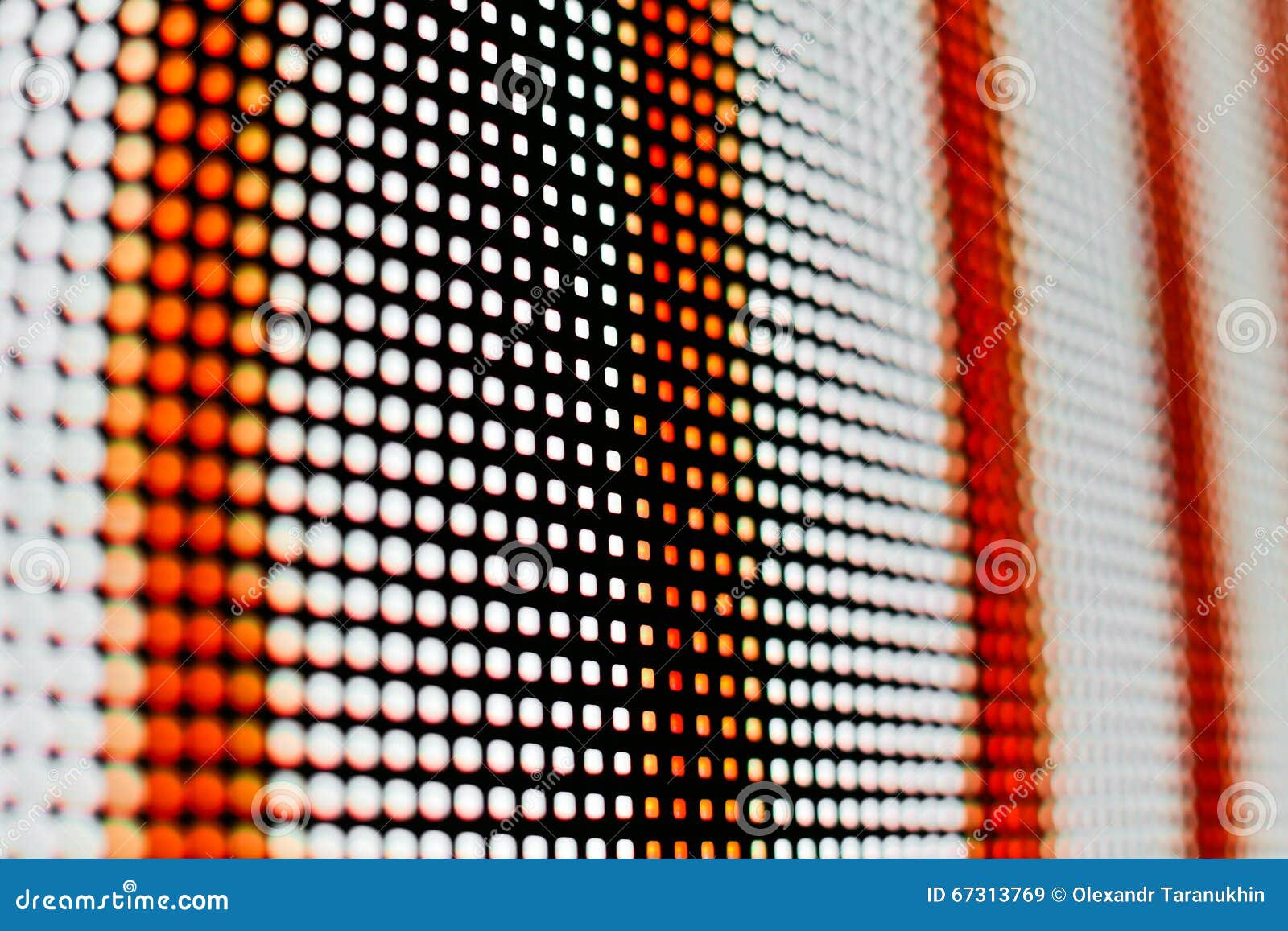 Bright Colored White and Red LED Smd Screen Stock Image - Image of ...