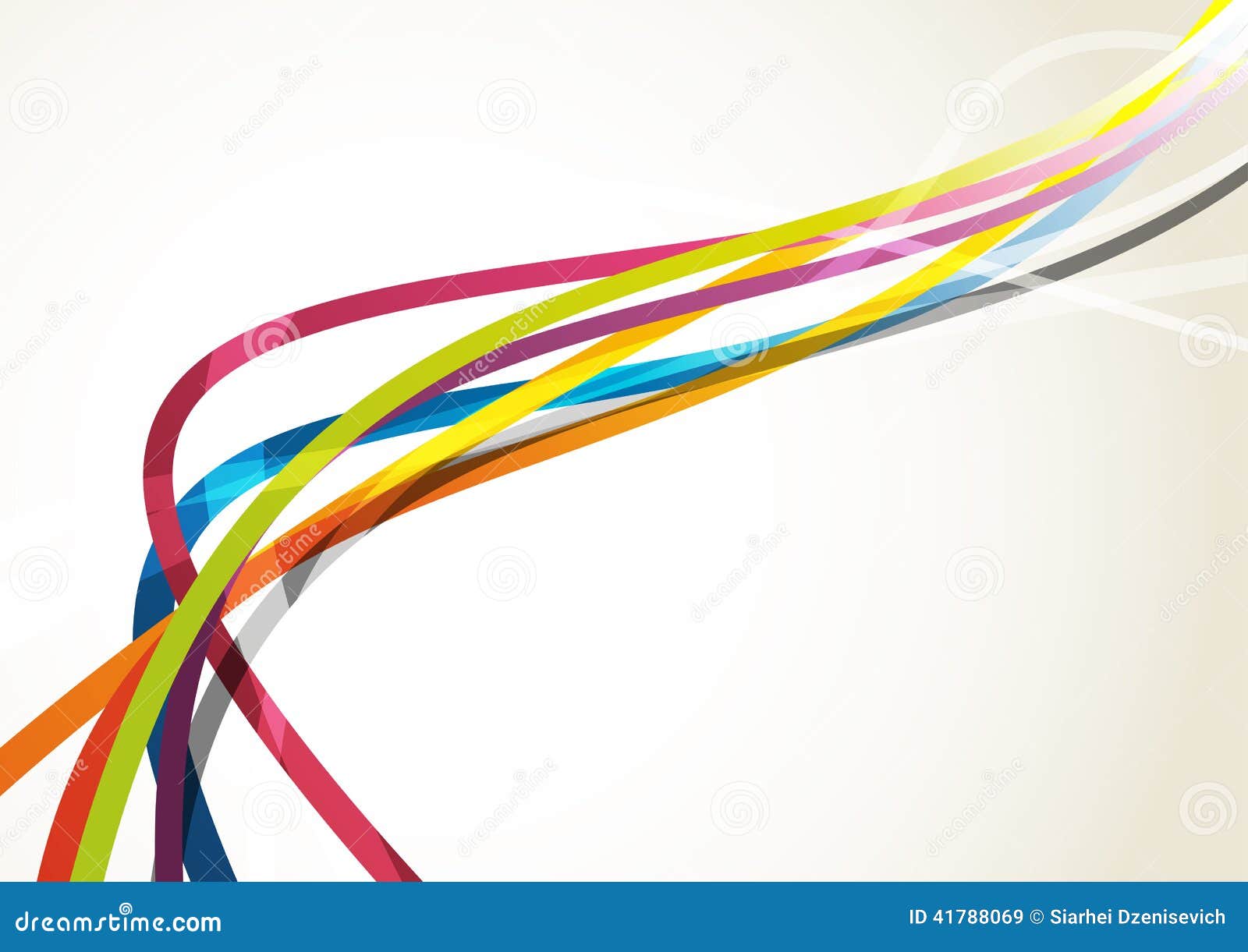 Bright Colorful Abstract Lines Background Stock Vector - Illustration ...