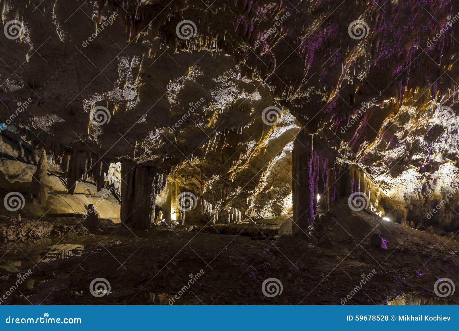Bright and Colorful Cave Abrskil Stock Photo - Image of closeup ...