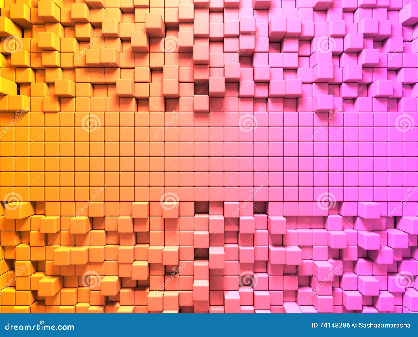 Bright Colorful Cubes Pattern Background Stock Illustration ...