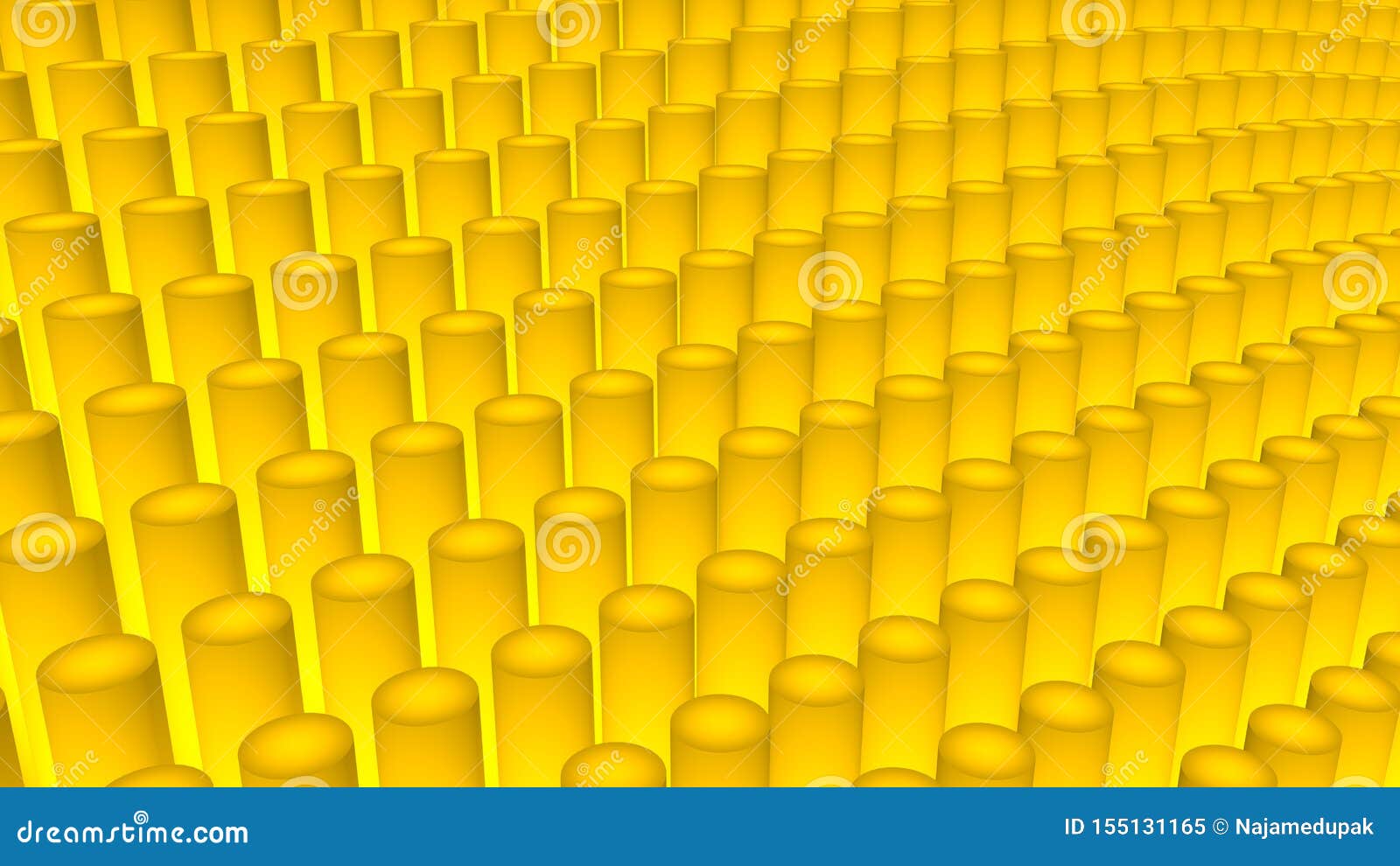 Bright Colorful, Dynamic and Shiny Solid Rods Floating in a Wavy ...