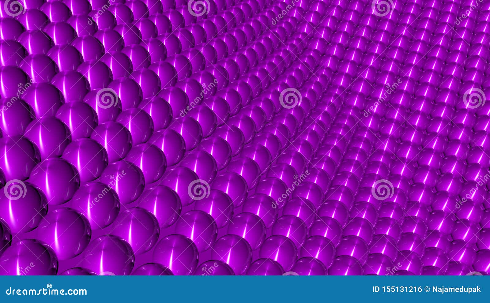Bright Colorful, Dynamic and Shiny Solid Spheres Floating in a Wavy ...