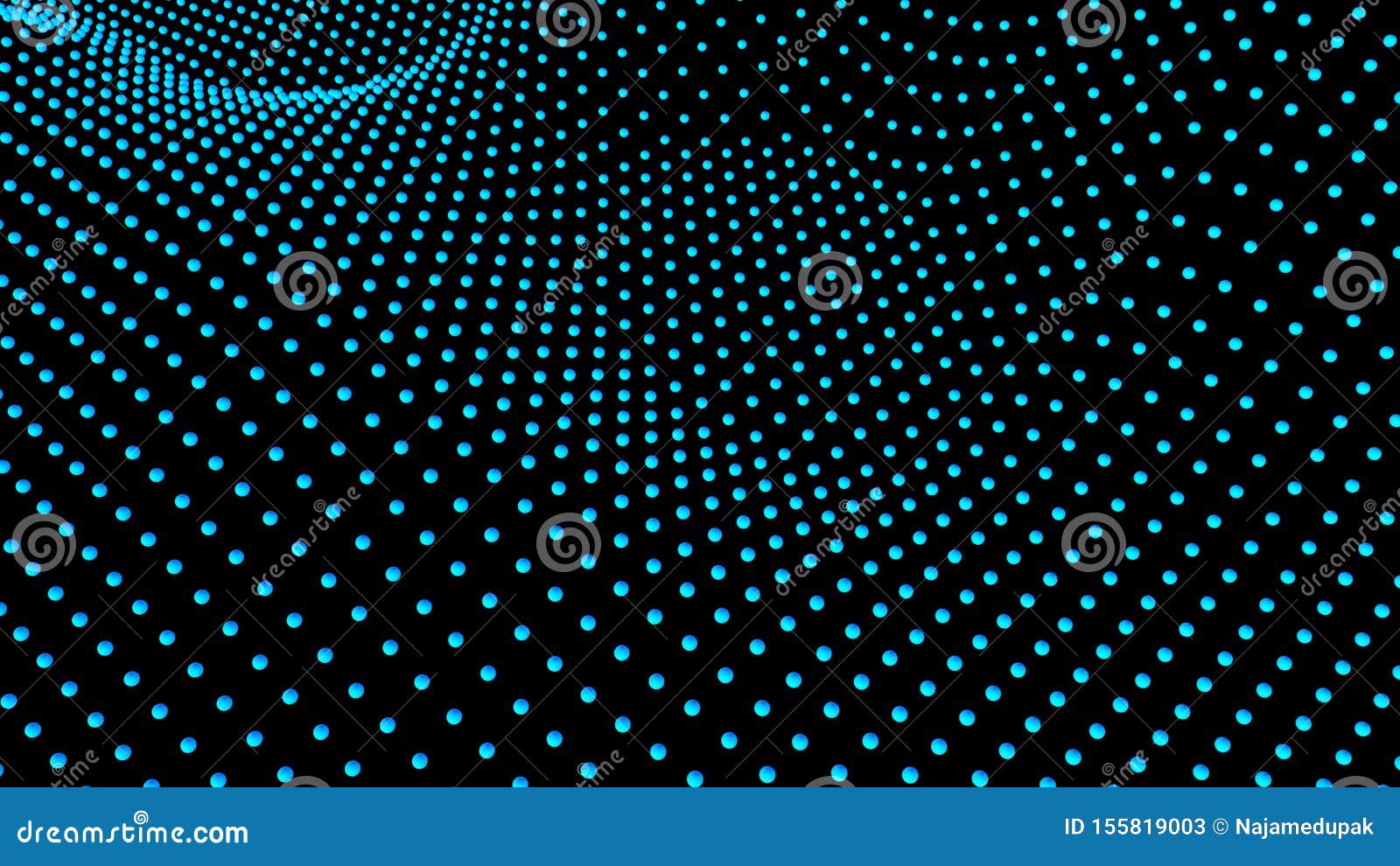 Bright Colorful, Dynamic and Shiny Solid Spheres Floating in a Wavy ...