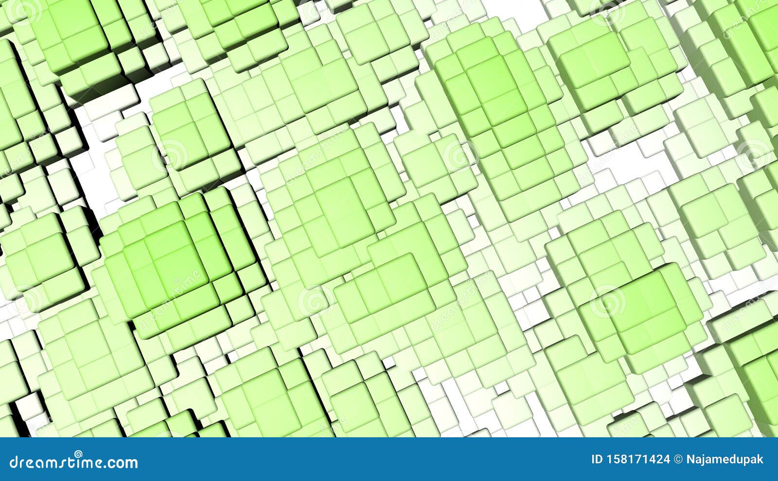 Bright Colorful Shiny Solid Squares Floating in a Wavy Shape Background ...