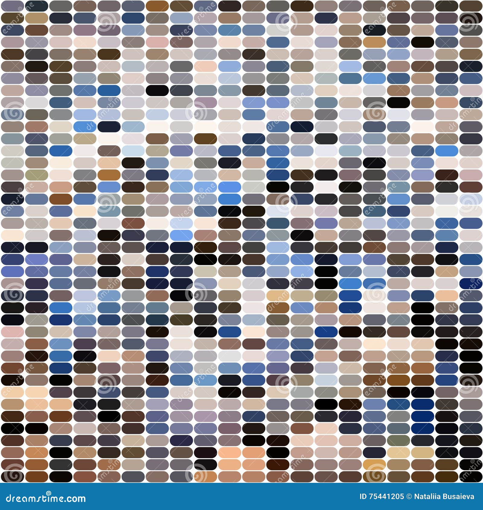 Bright Colorful Mosaic Seamless Pattern. Stock Vector - Illustration of ...