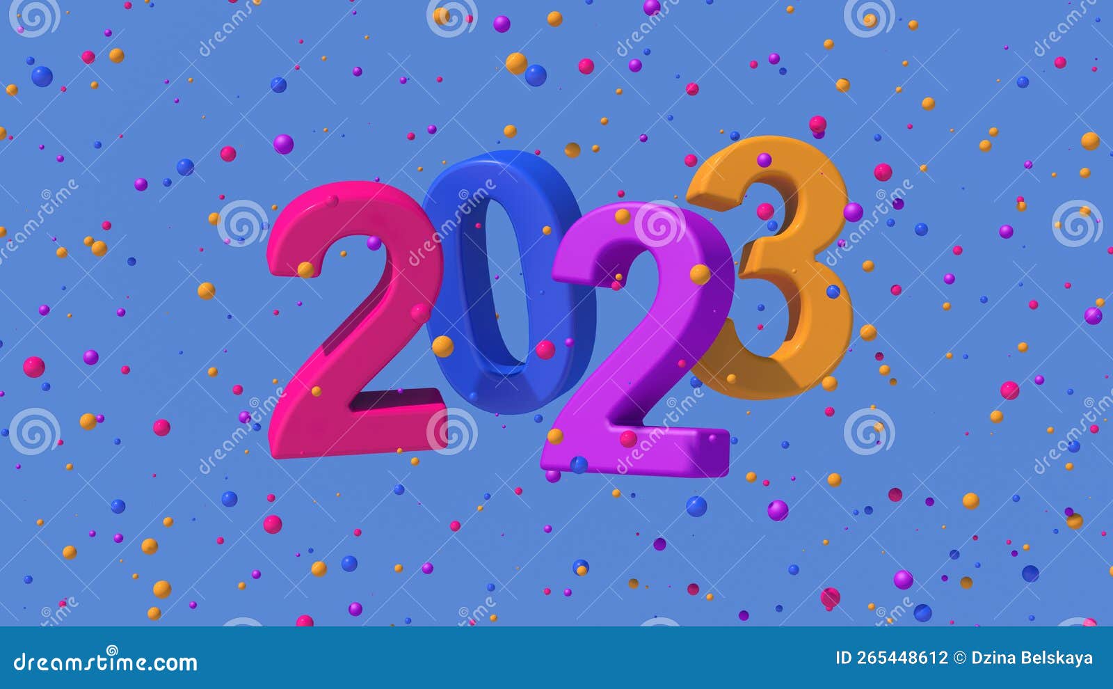 Colorful 2023 Calendar Vector Design | CartoonDealer.com #250091107