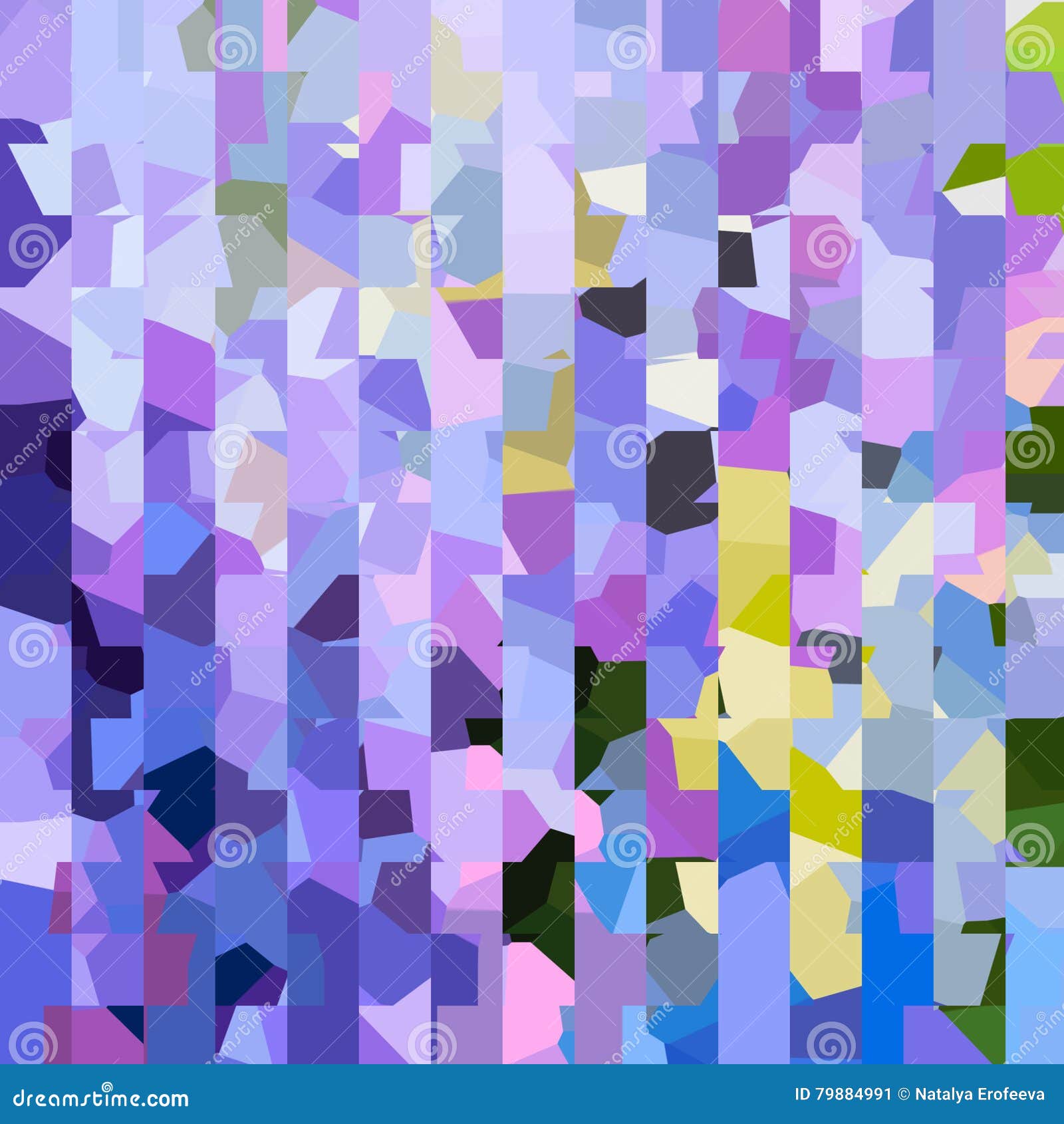 Bright Colorful Pattern. Mosaic of Geometric Shapes. Colored Polygons ...