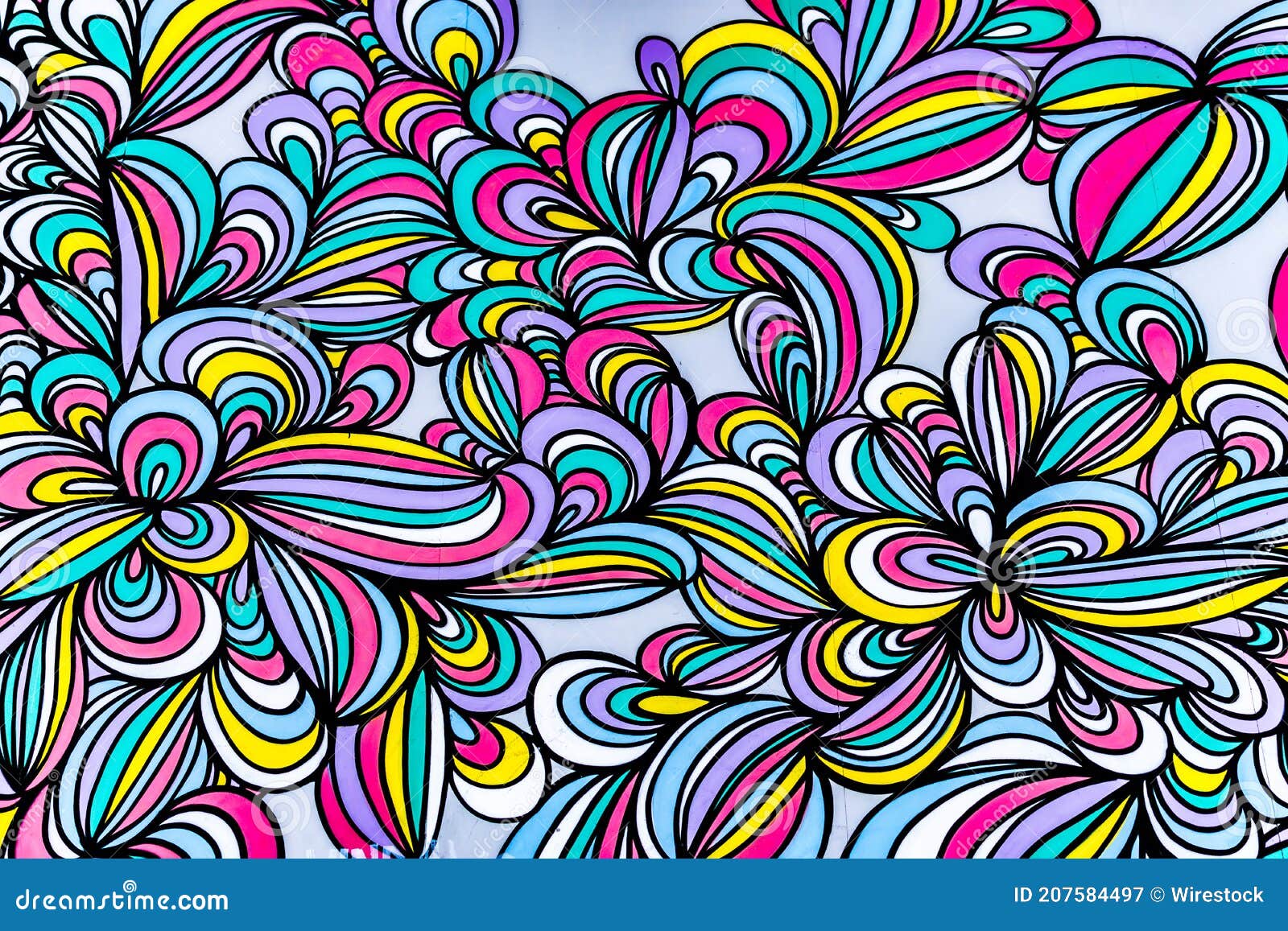 Bright Colorful Patterned Background for Wallpapers Stock Illustration ...