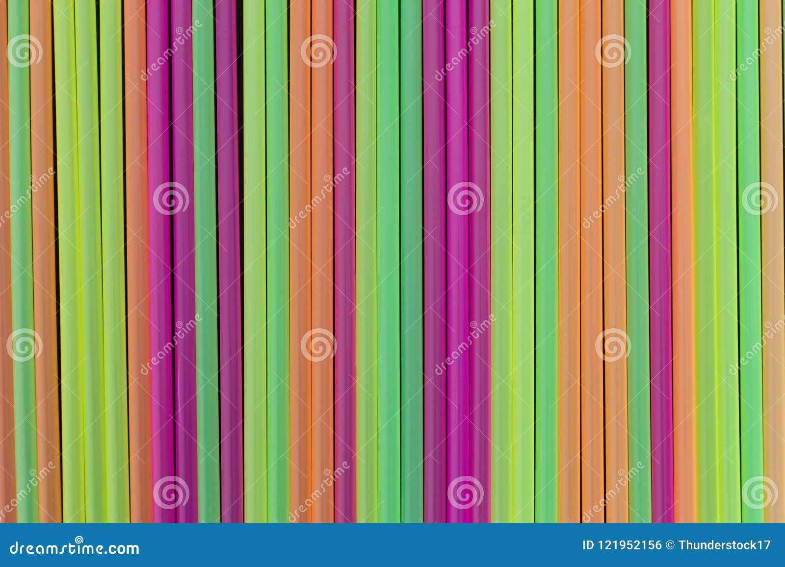 Bright Colorful Plastic Straws Line Pattern Artistic Design Stock Photo ...