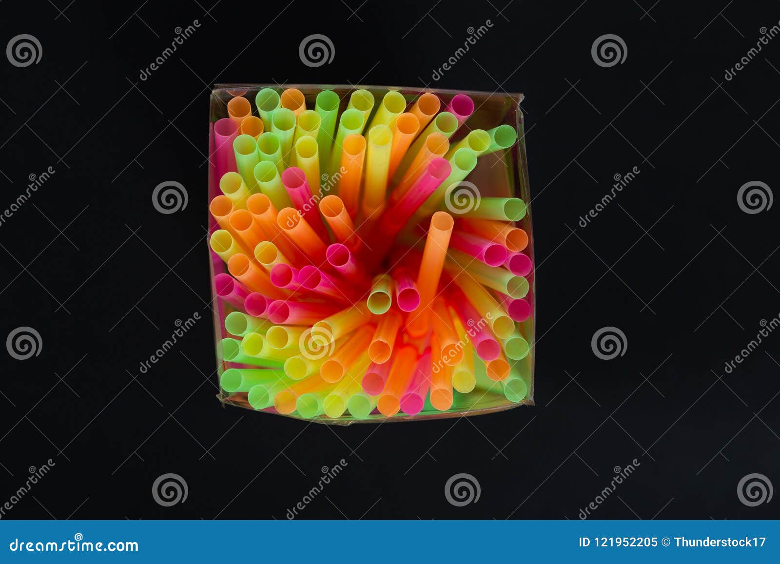 Bright Colorful Plastic Straws Line Pattern Artistic Design Stock Image ...