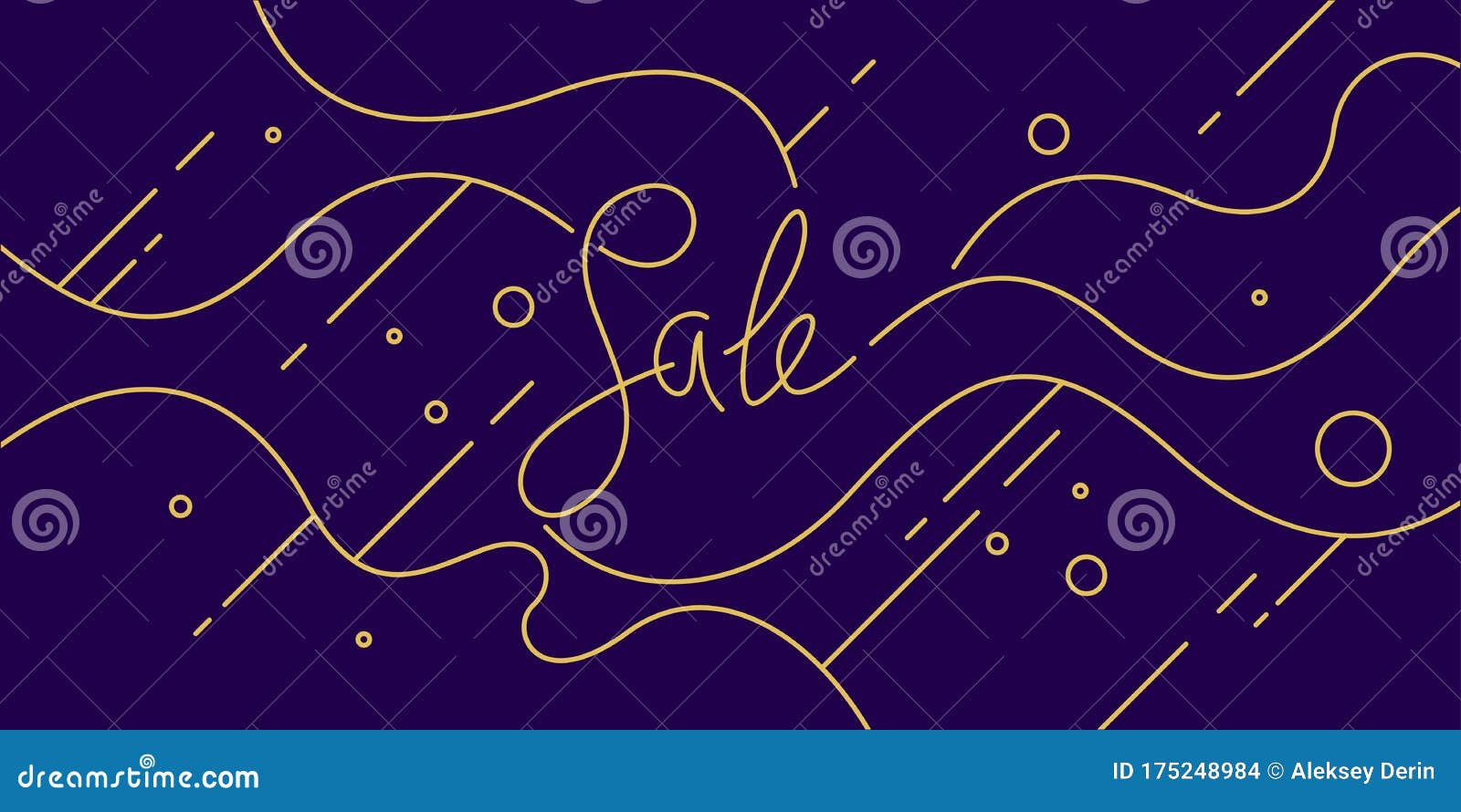 Bright Colorful Sale Poster with Dynamic Waves and Splashes. Stock ...