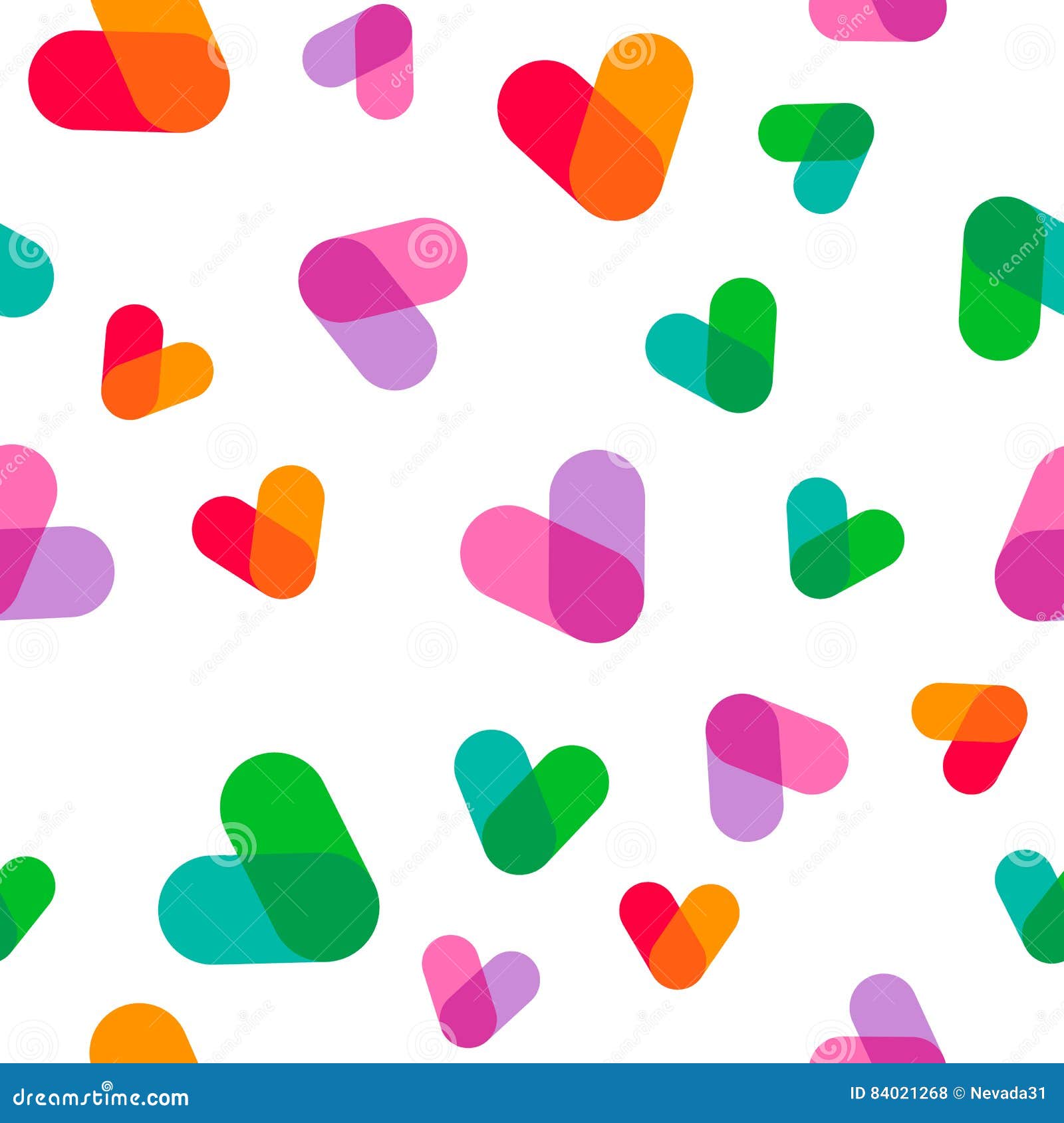 Bright Colorful Seamless Pattern. Stock Illustration - Illustration of ...