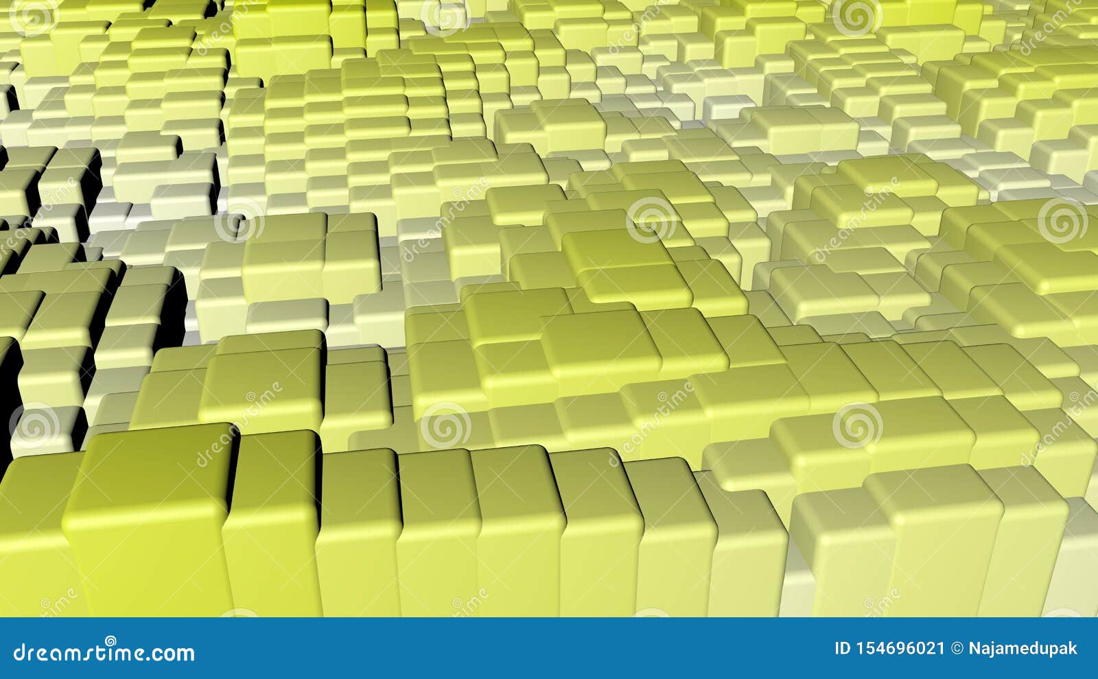 Bright Colorful Shiny Solid Squares Floating in a Wavy Shape Background ...