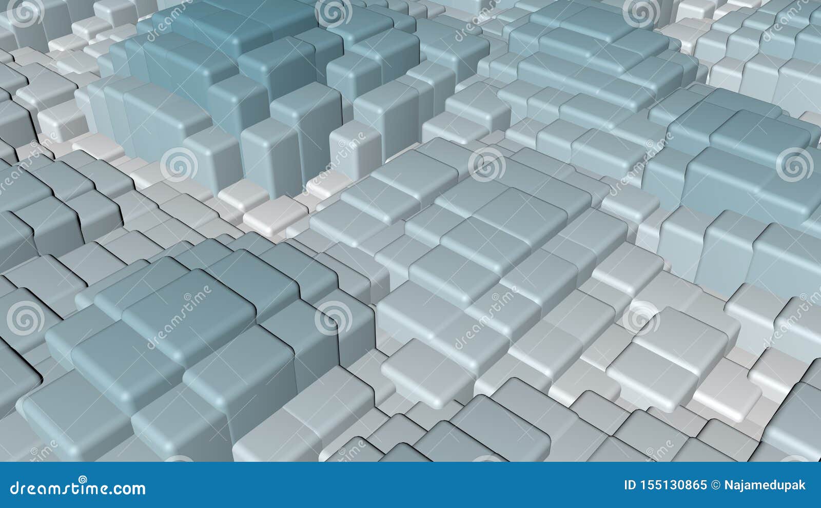 Bright Colorful Shiny Solid Squares Floating in a Wavy Shape Background ...