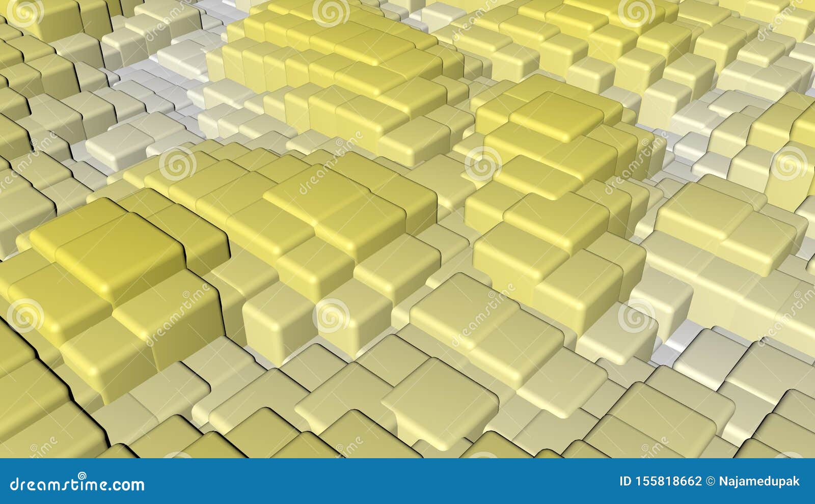 Bright Colorful Shiny Solid Squares Floating in a Wavy Shape Background ...