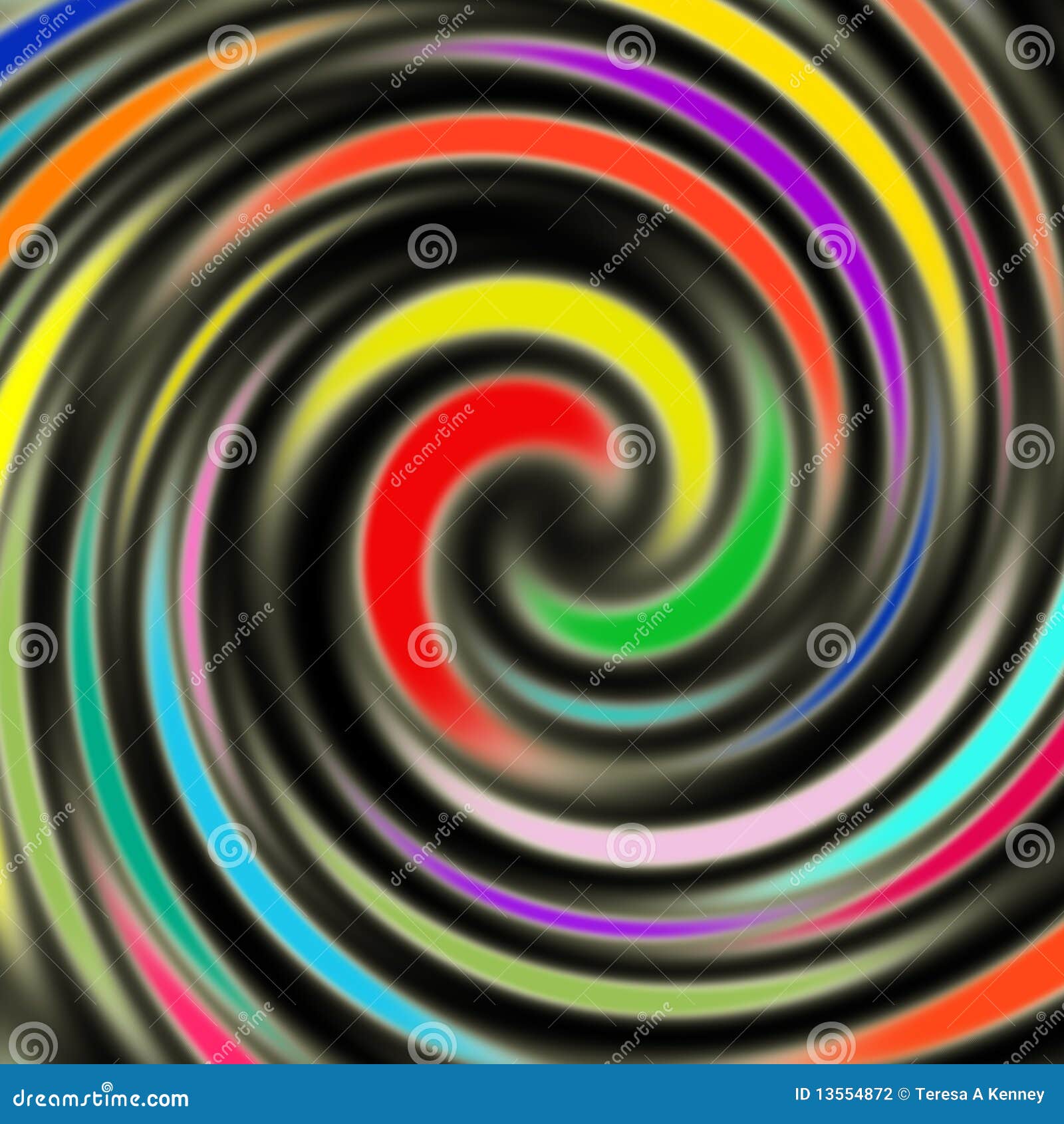 Bright Colorful Swirls stock illustration. Illustration of colorful ...