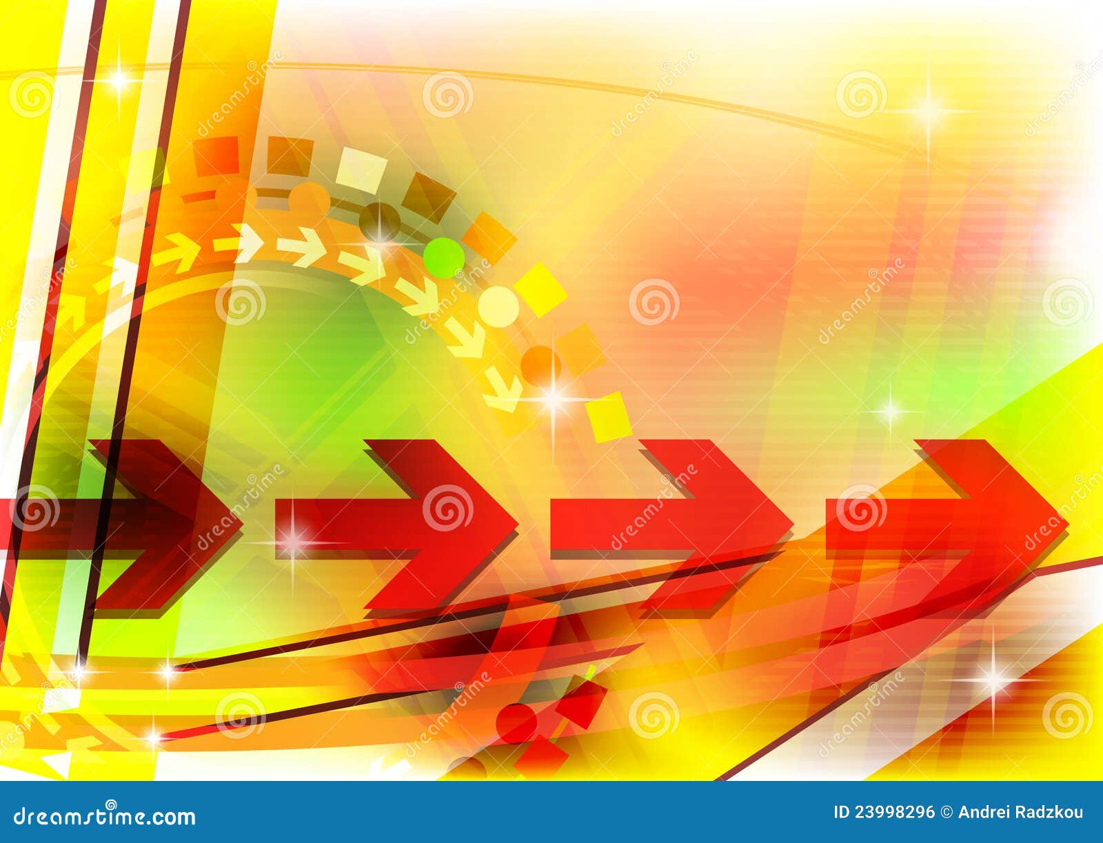 Bright colorful template stock vector. Illustration of flyer - 23998296