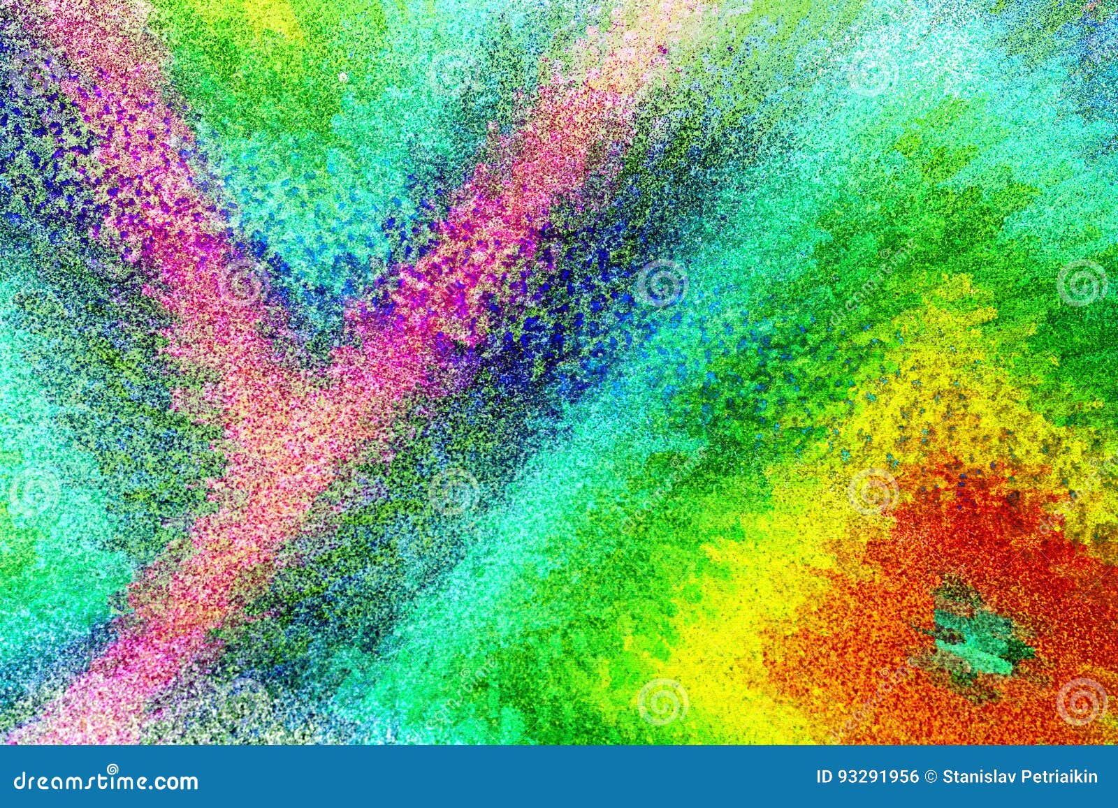 Bright Colorful Unique Abstract Background Stock Illustration ...