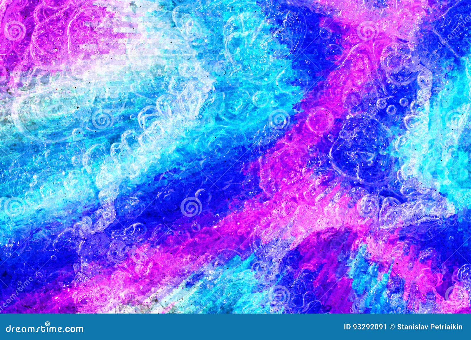 Bright Colorful Unique Abstract Background Stock Illustration ...