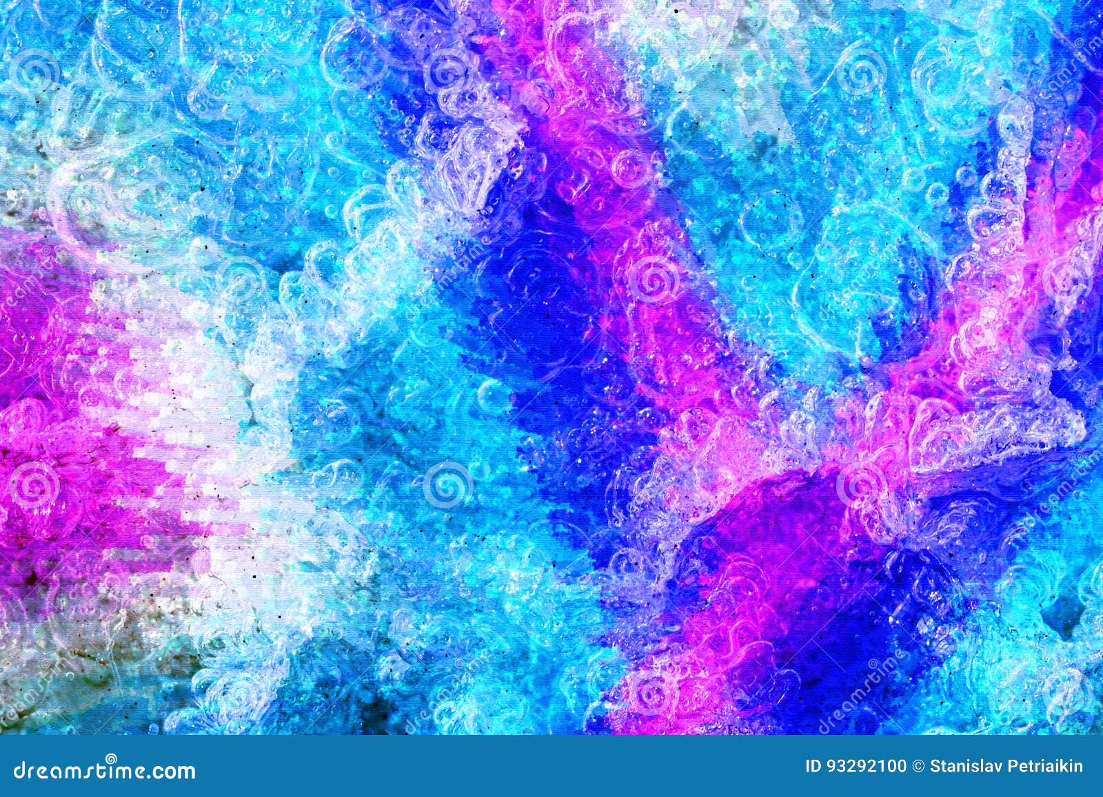 Bright Colorful Unique Abstract Background Stock Illustration ...