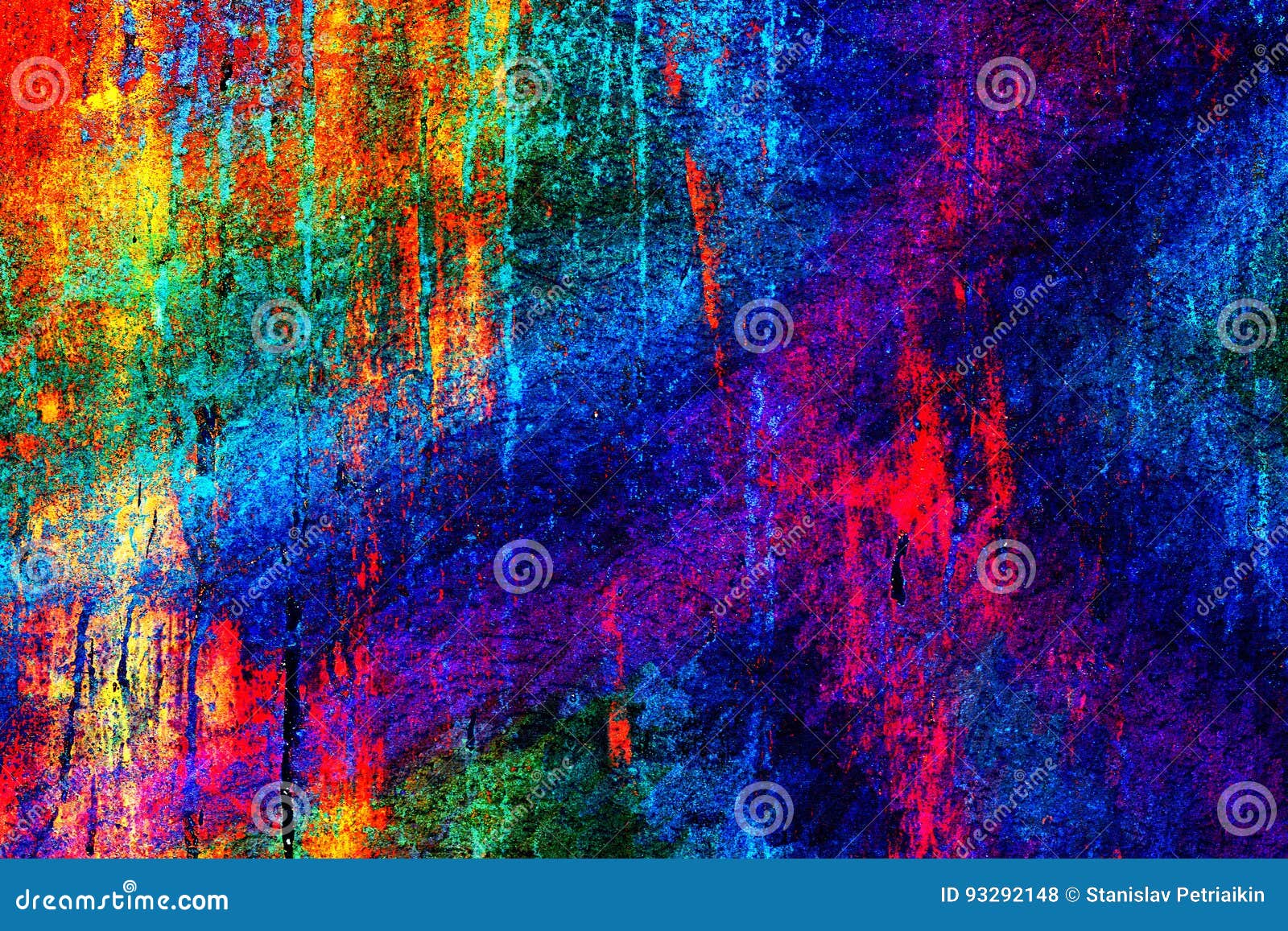 Bright Colorful Unique Abstract Background Stock Illustration ...