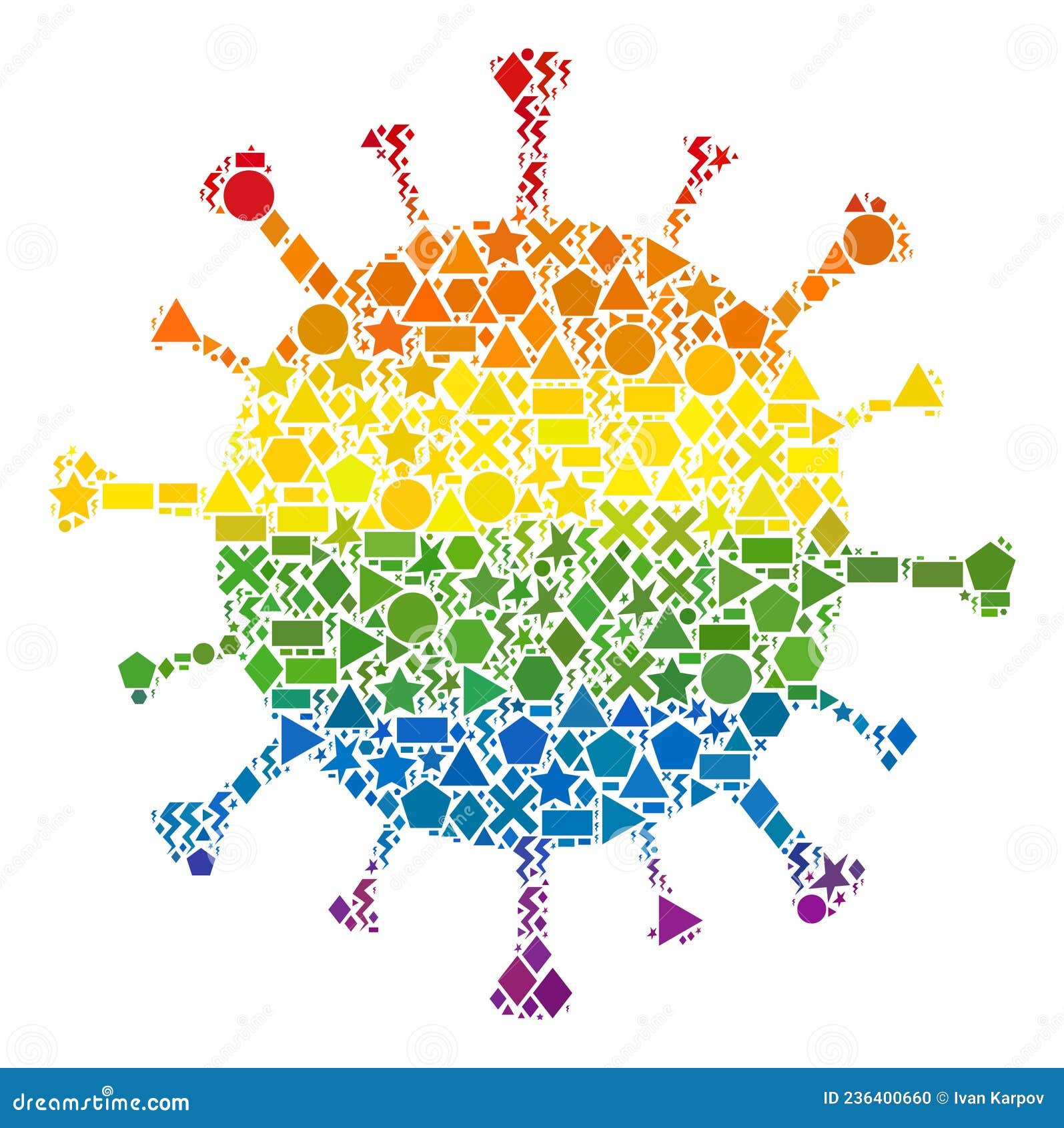 Virus Mosaic Hole And Black Mallorca Map Vector Illustration ...