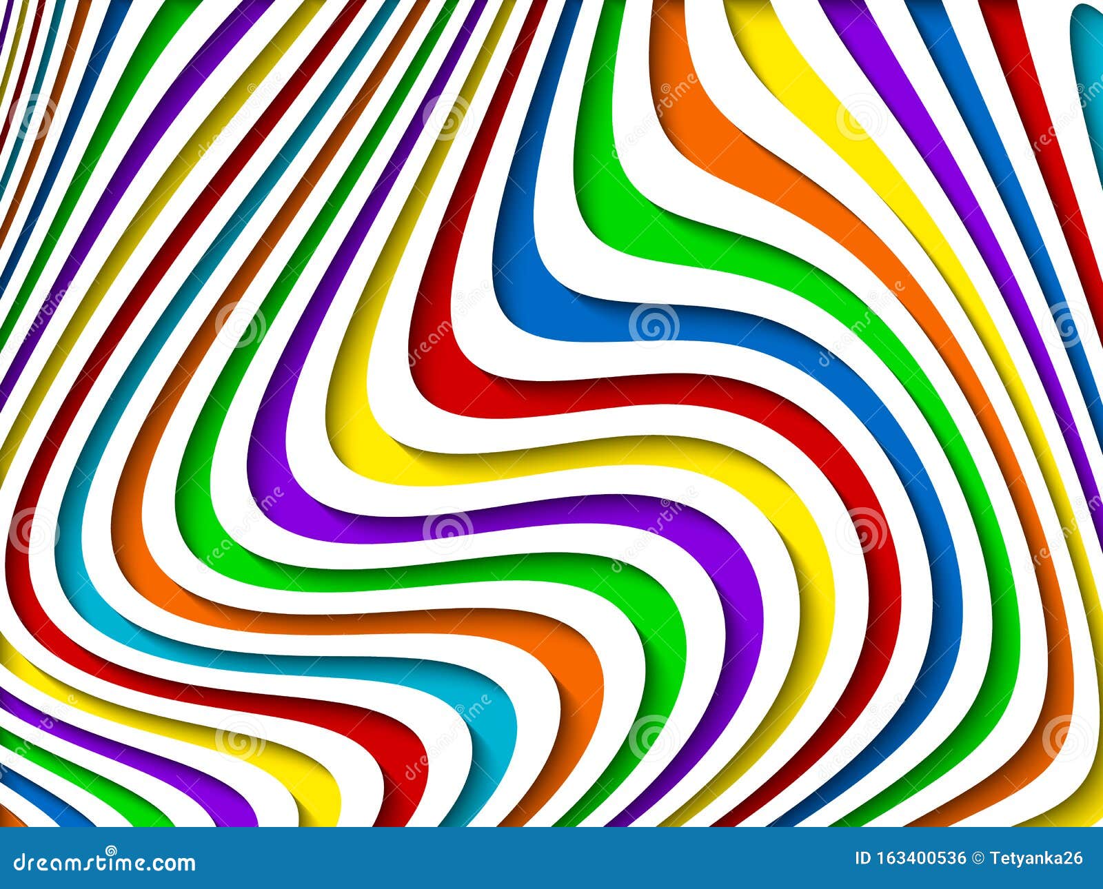 Vector Bright Colorful Wavy Background. Stock Vector - Illustration of ... Vector Bright Colorful Wavy Background. Stock Vector - Illustration of ...