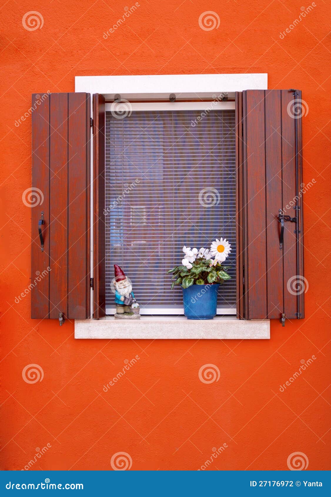 Bright colorful window stock photo. Image of shutters - 27176972