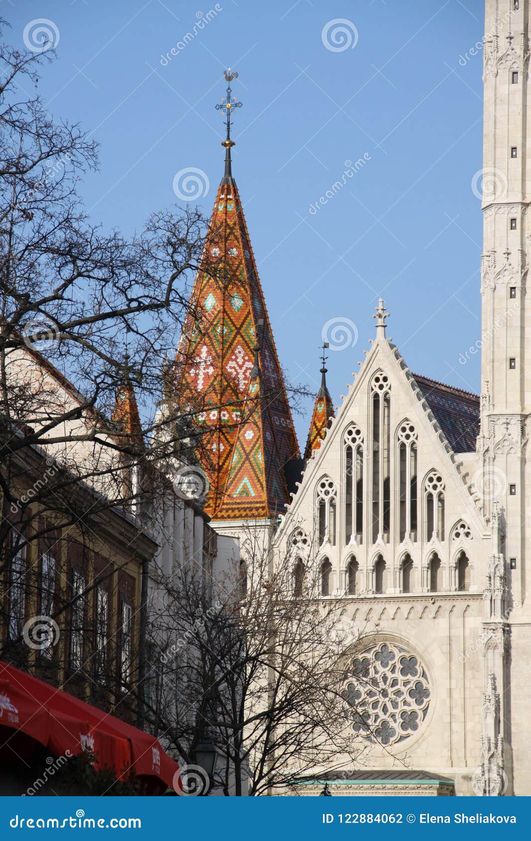 Bright Colors of Architecture Stock Photo - Image of europe, budapest ...