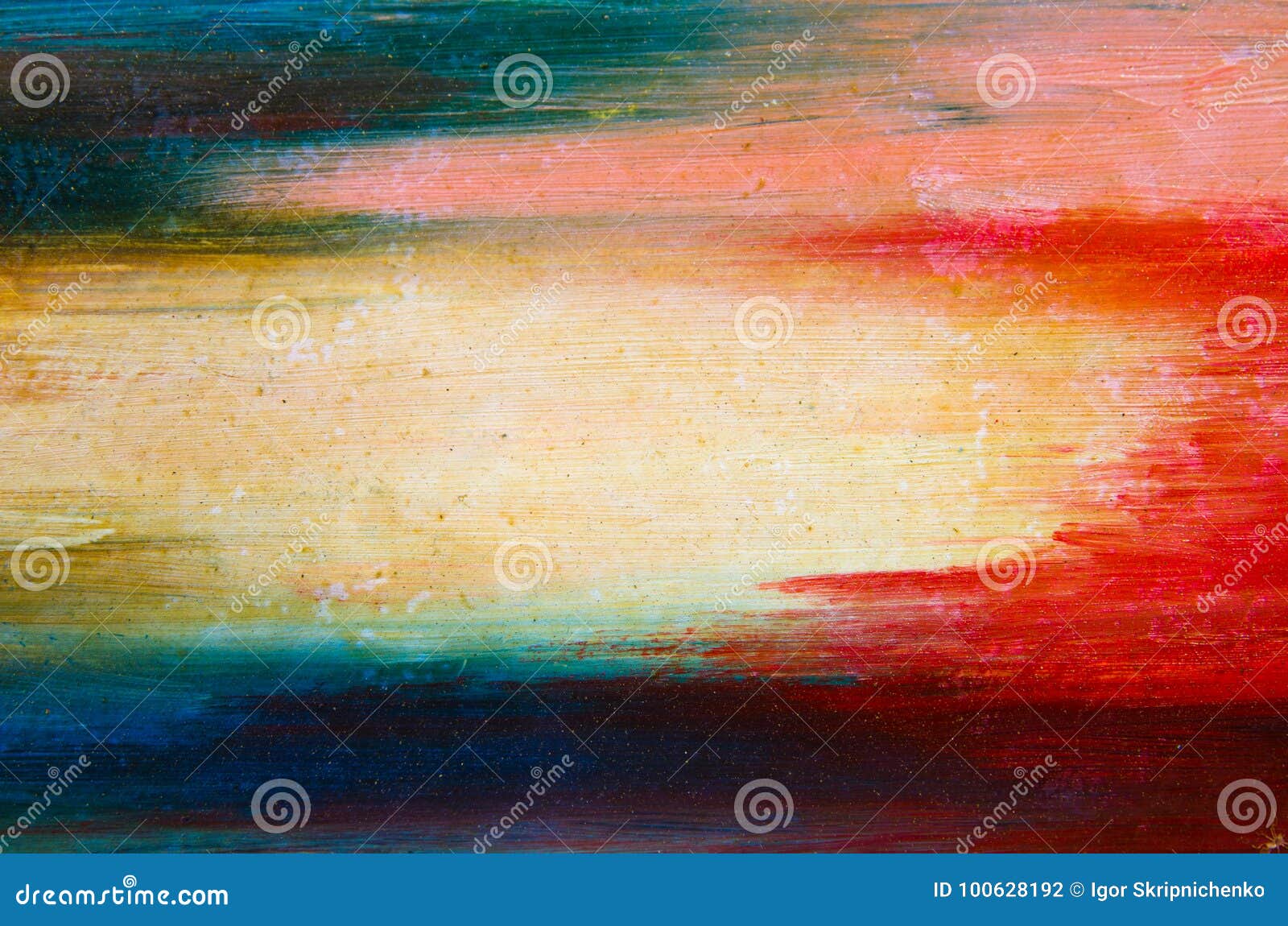 Bright Colors on the Canvas Stock Illustration - Illustration of ...