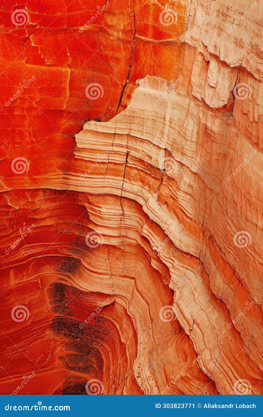 The Bright Colors of the Destroyed Sandstone Rock in the Canyon Stock ...