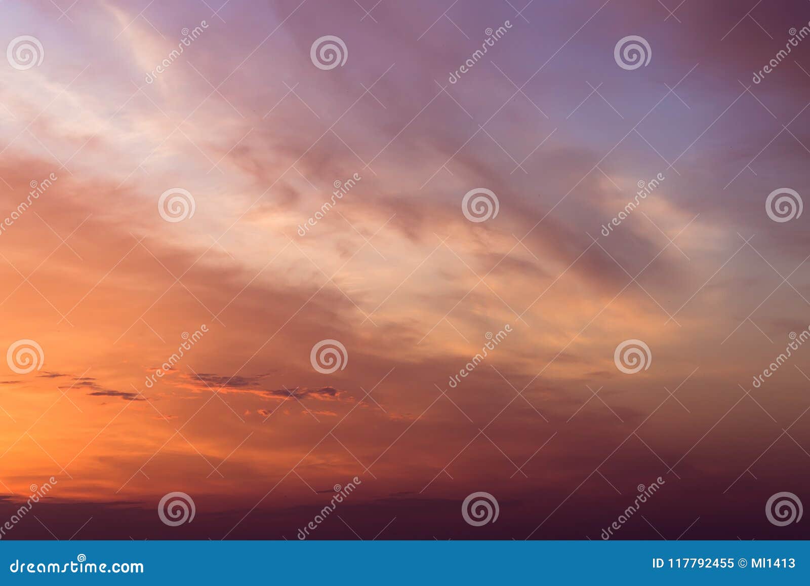 Bright Colors of the Evening Sky Stock Image - Image of desert, outdoor ...