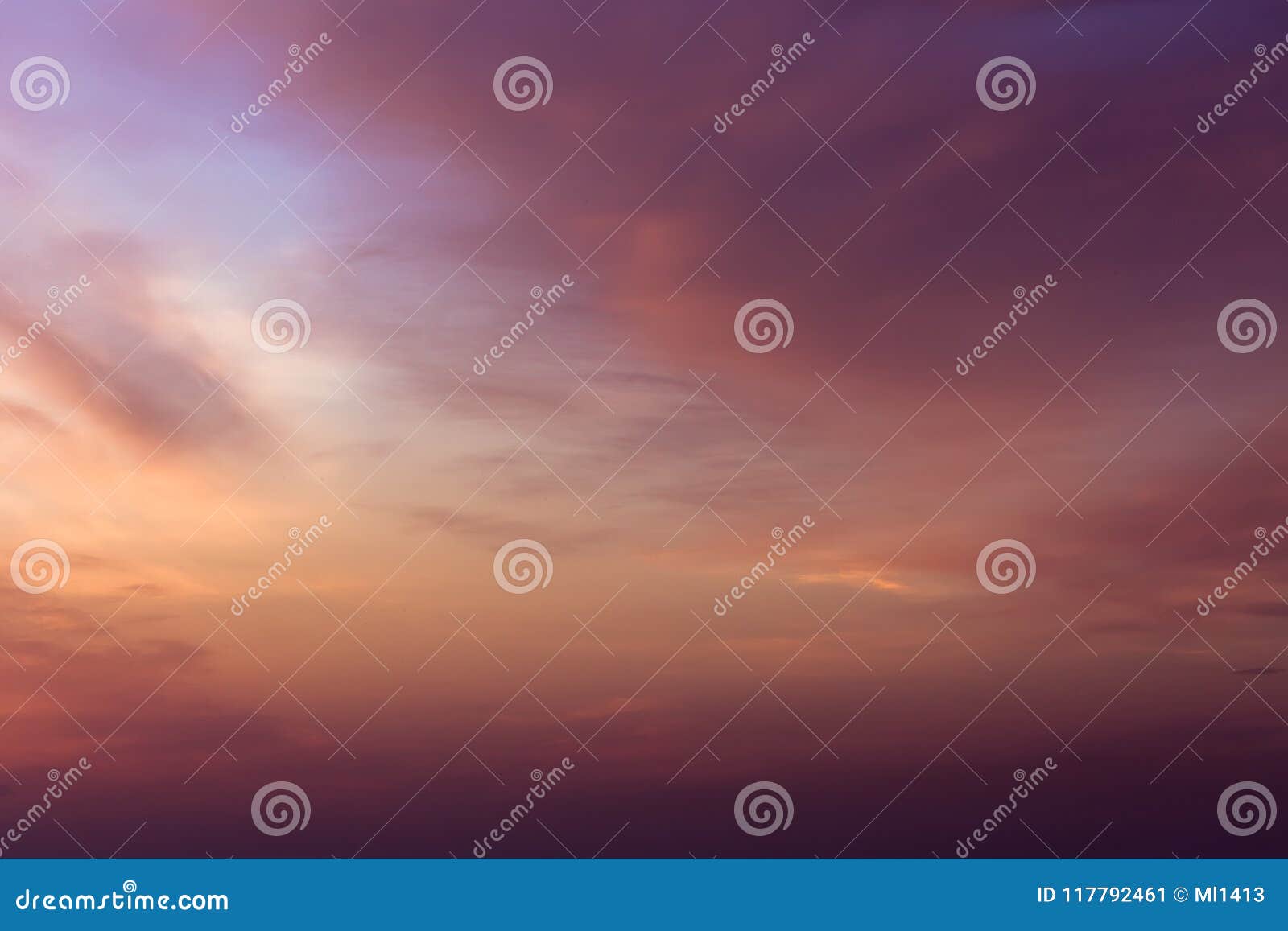 Bright Colors of the Evening Sky Stock Image - Image of evening ...