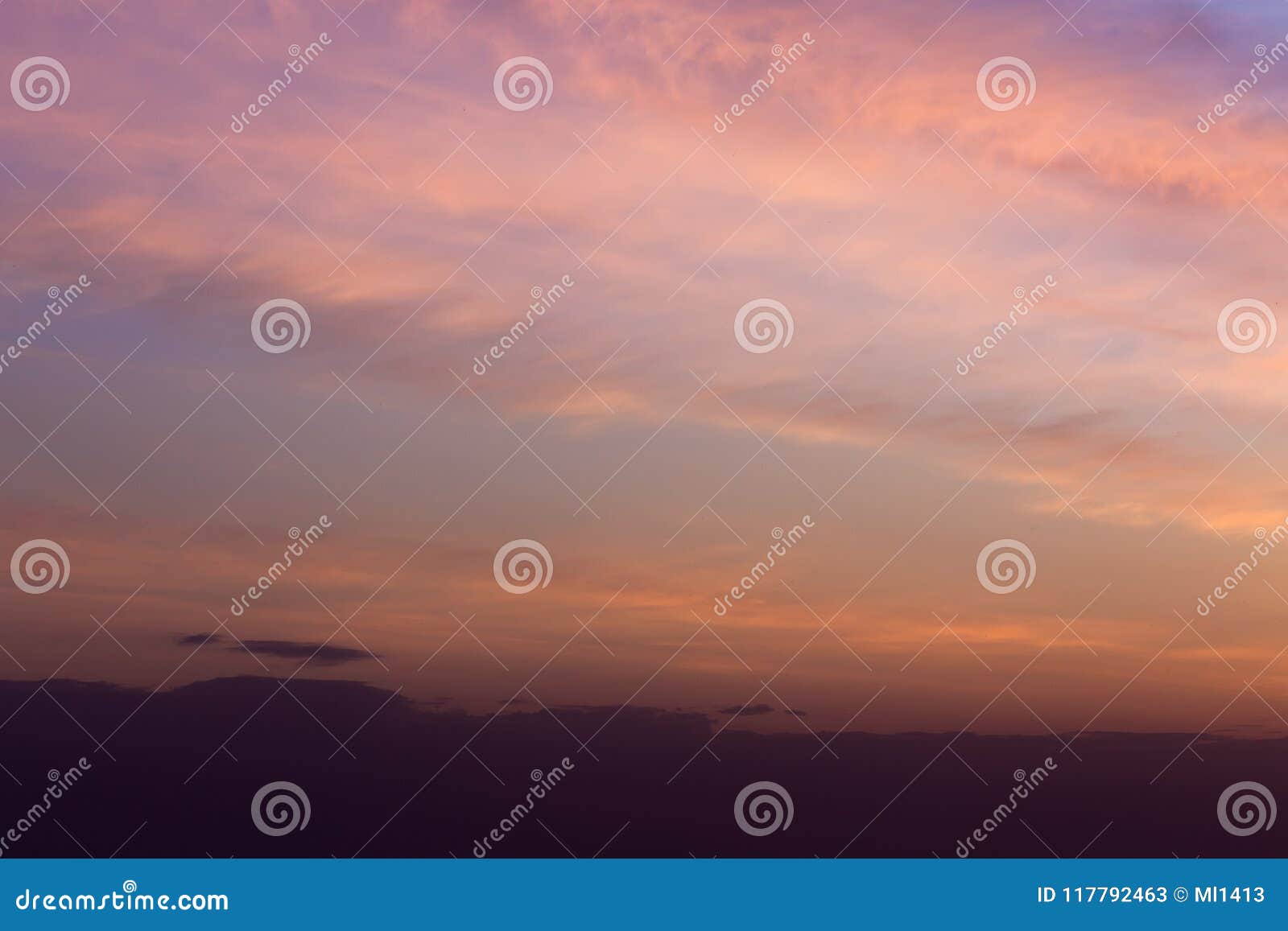 Bright Colors of the Evening Sky Stock Image - Image of colors, large ...